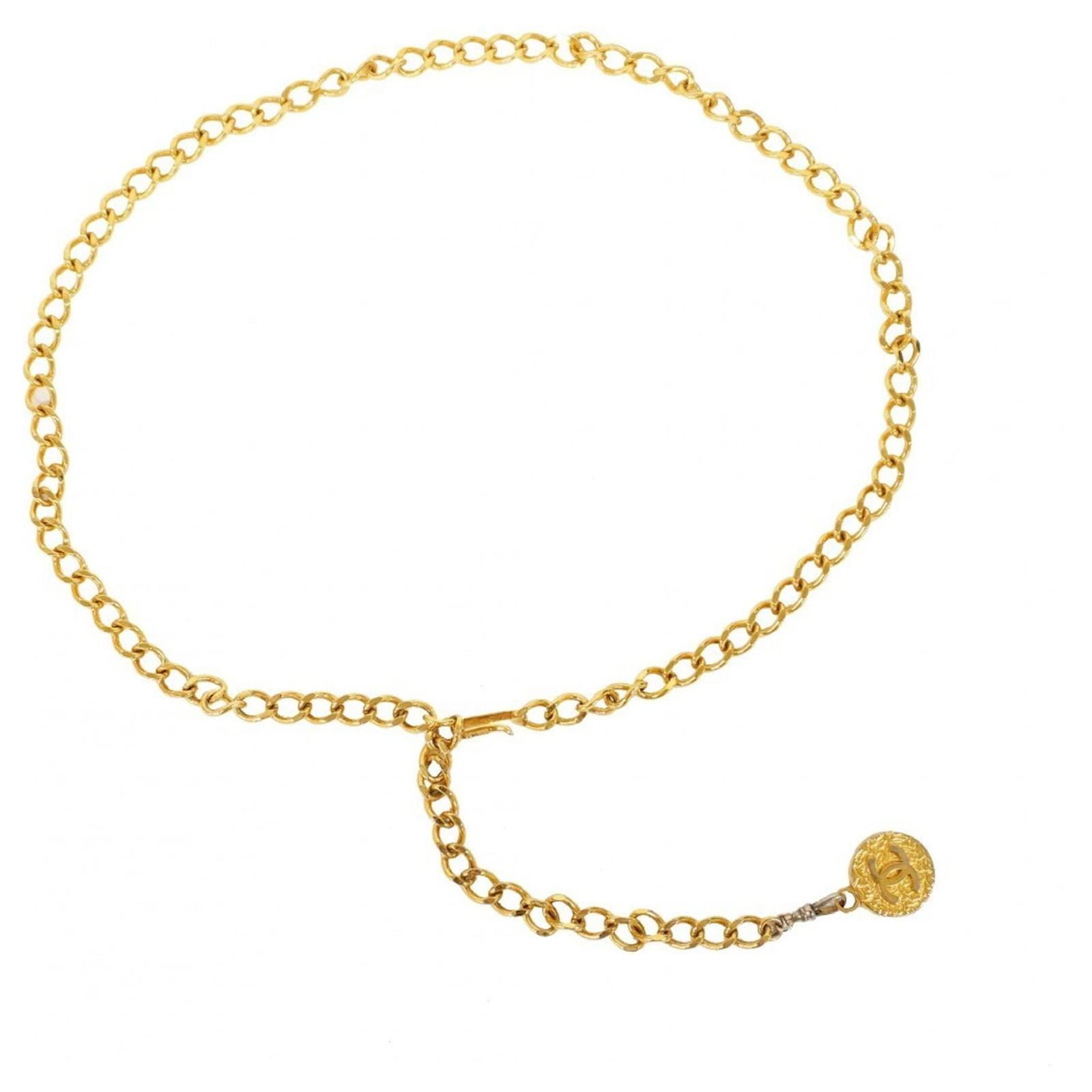 Chanel Logo CC Golden Gold-plated ref.1836825 - Joli Closet
