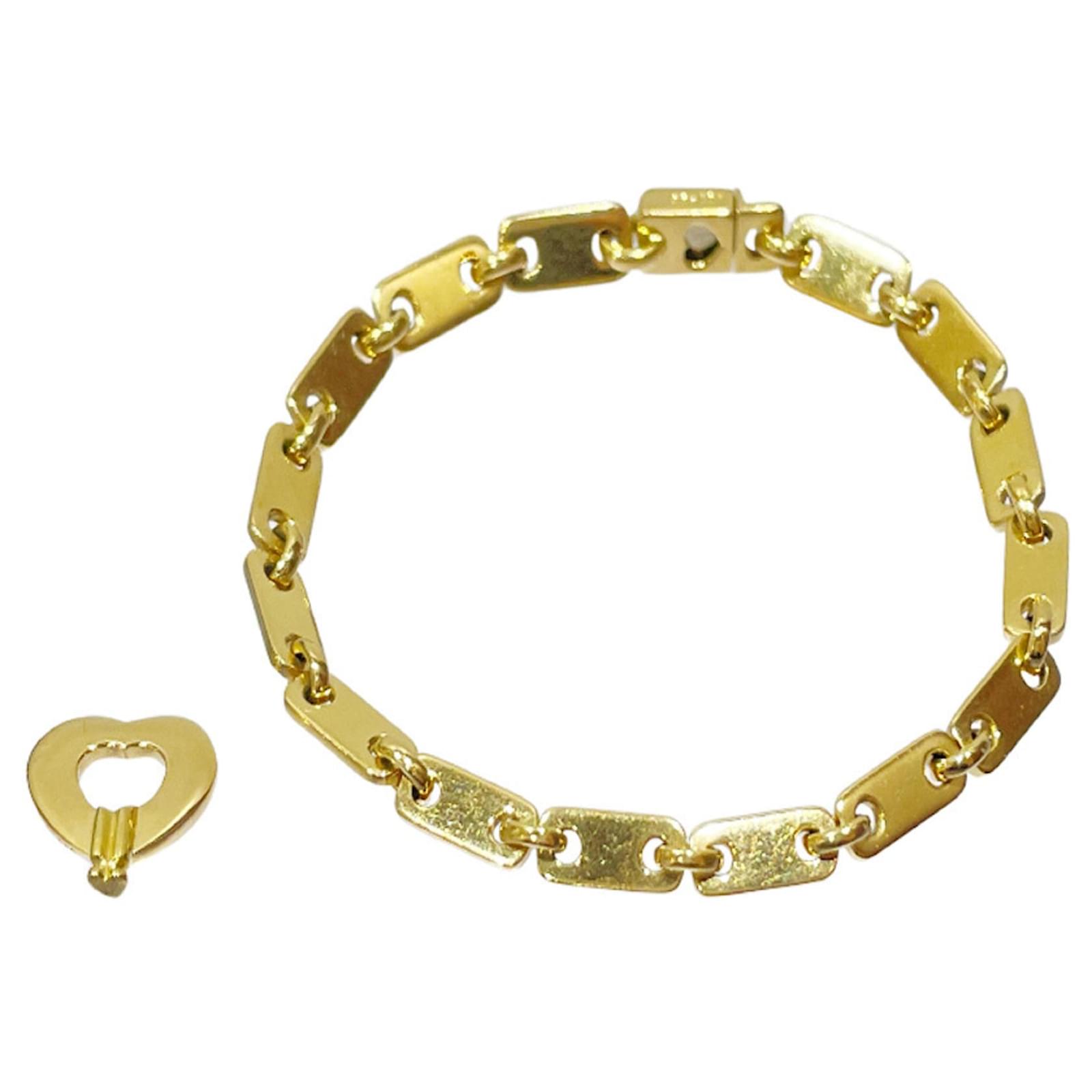 Cartier Fidelity Heart Key K18YG Bracelet Yellow gold ref.1839693 ...