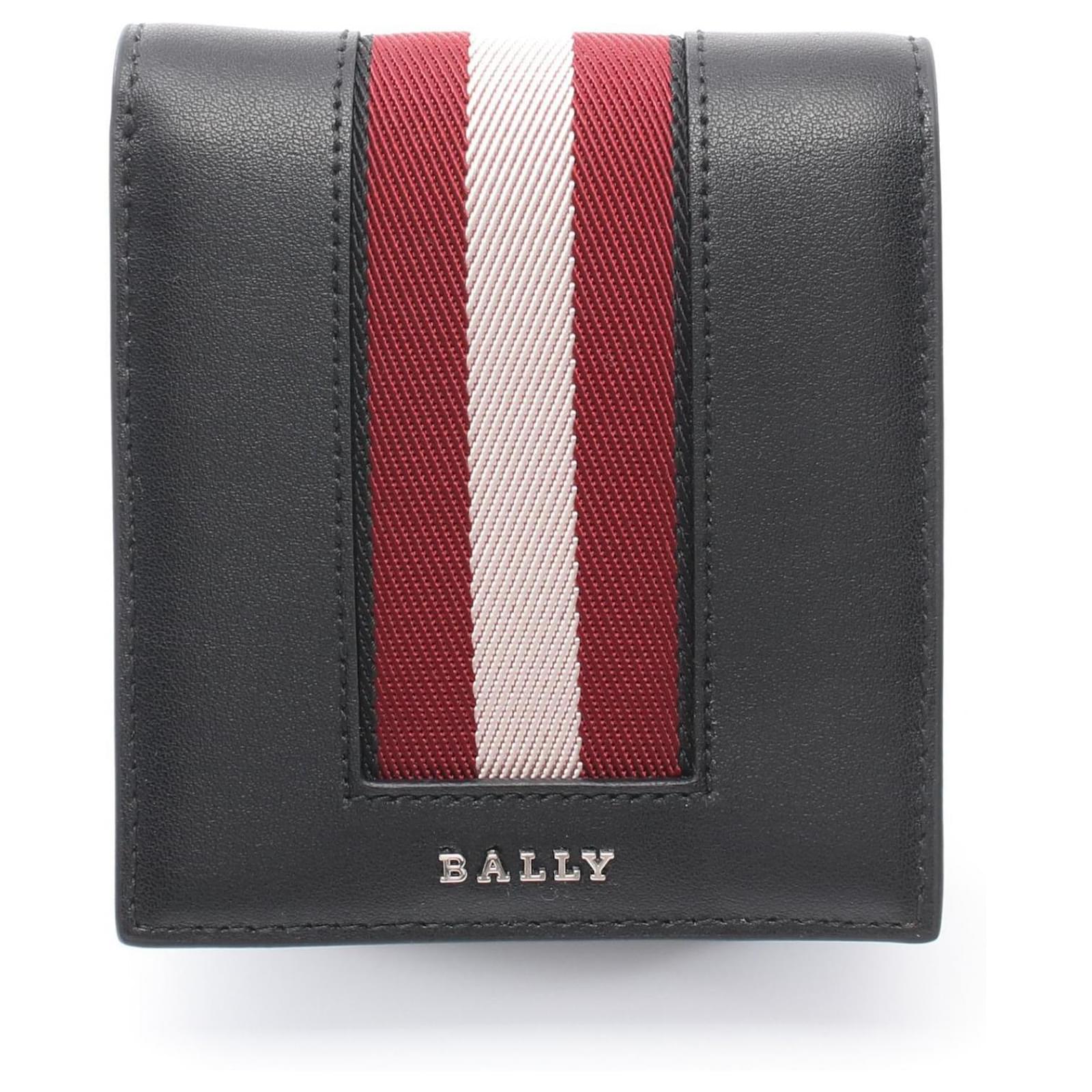 Bally Leather Wallet Black ref.1841541 - Joli Closet
