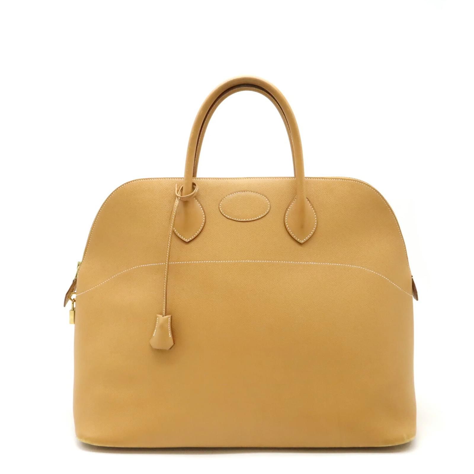 Hermès Hermes Bolide 45 Boston Bag Camel Leather ref.1846260 - Joli Closet
