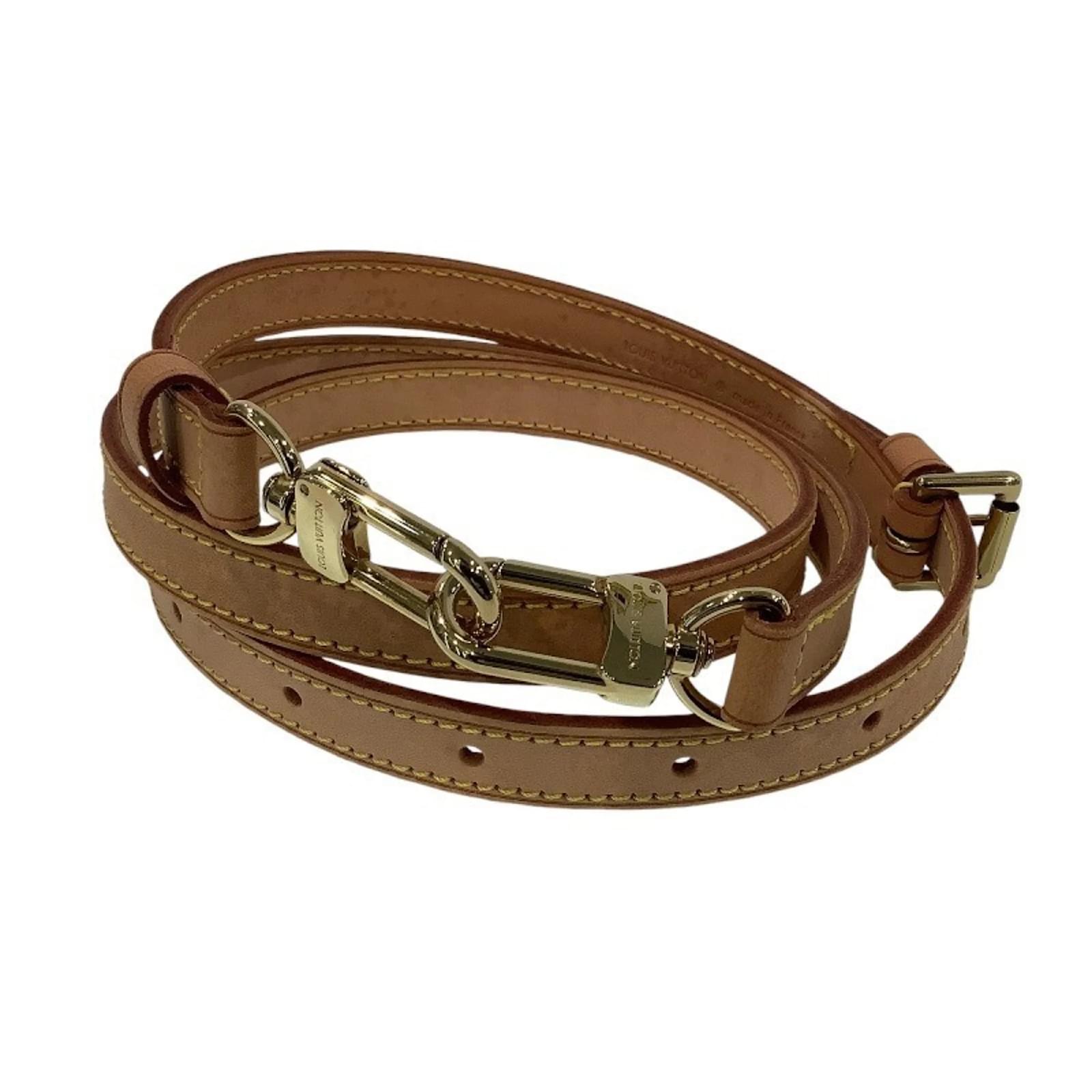 Louis Vuitton Tanned Leather Shoulder Strap Beige ref.1847043 - Joli Closet