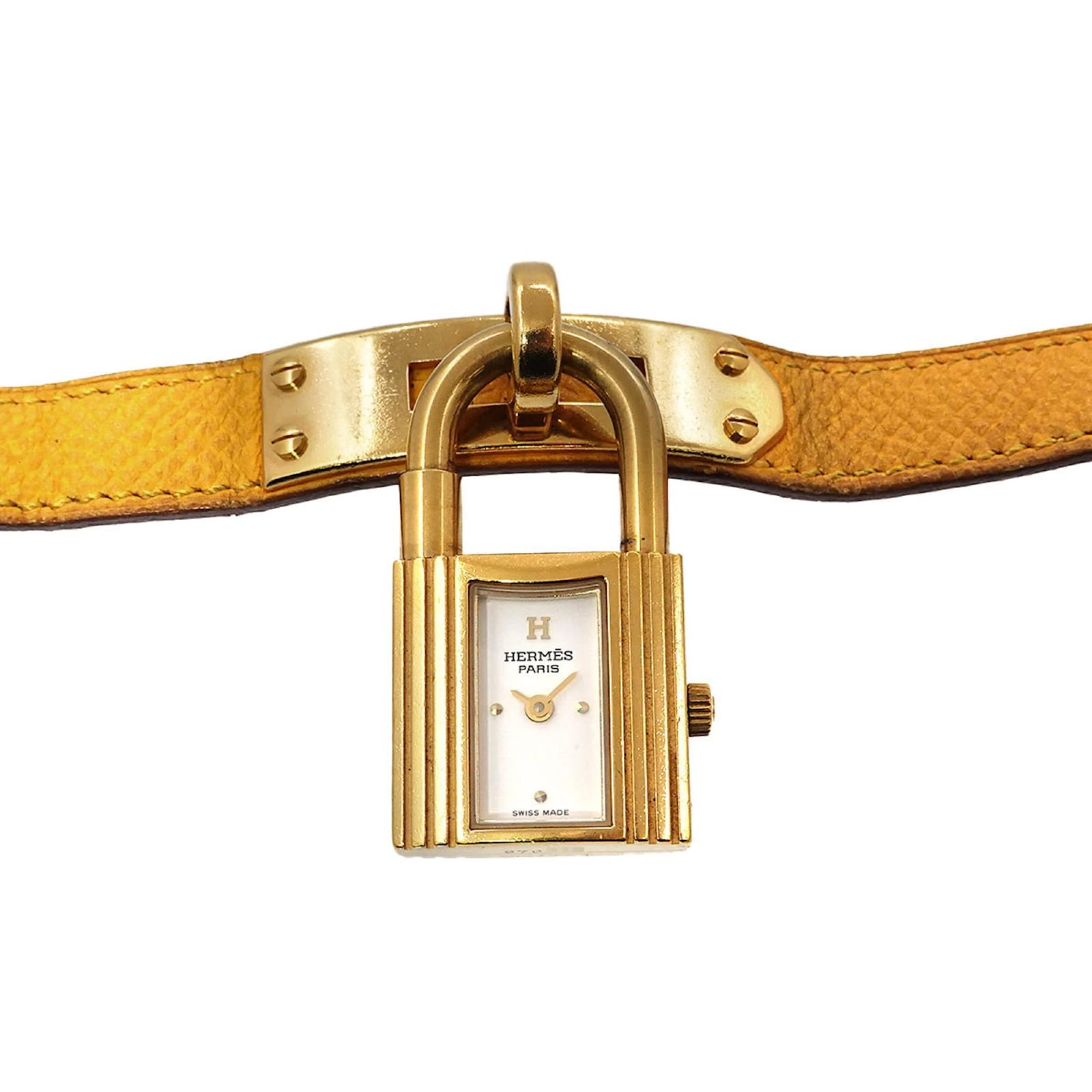 Hermès Hermes Kelly Watch Women's White Quartz Padlock ref.1847608 ...