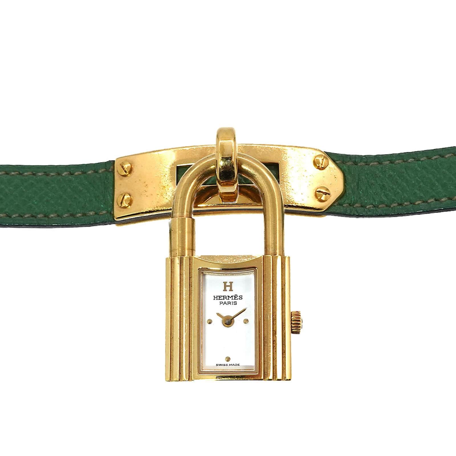 Hermès Hermes Kelly Watch Women's White Quartz Padlock ref.1847650 ...