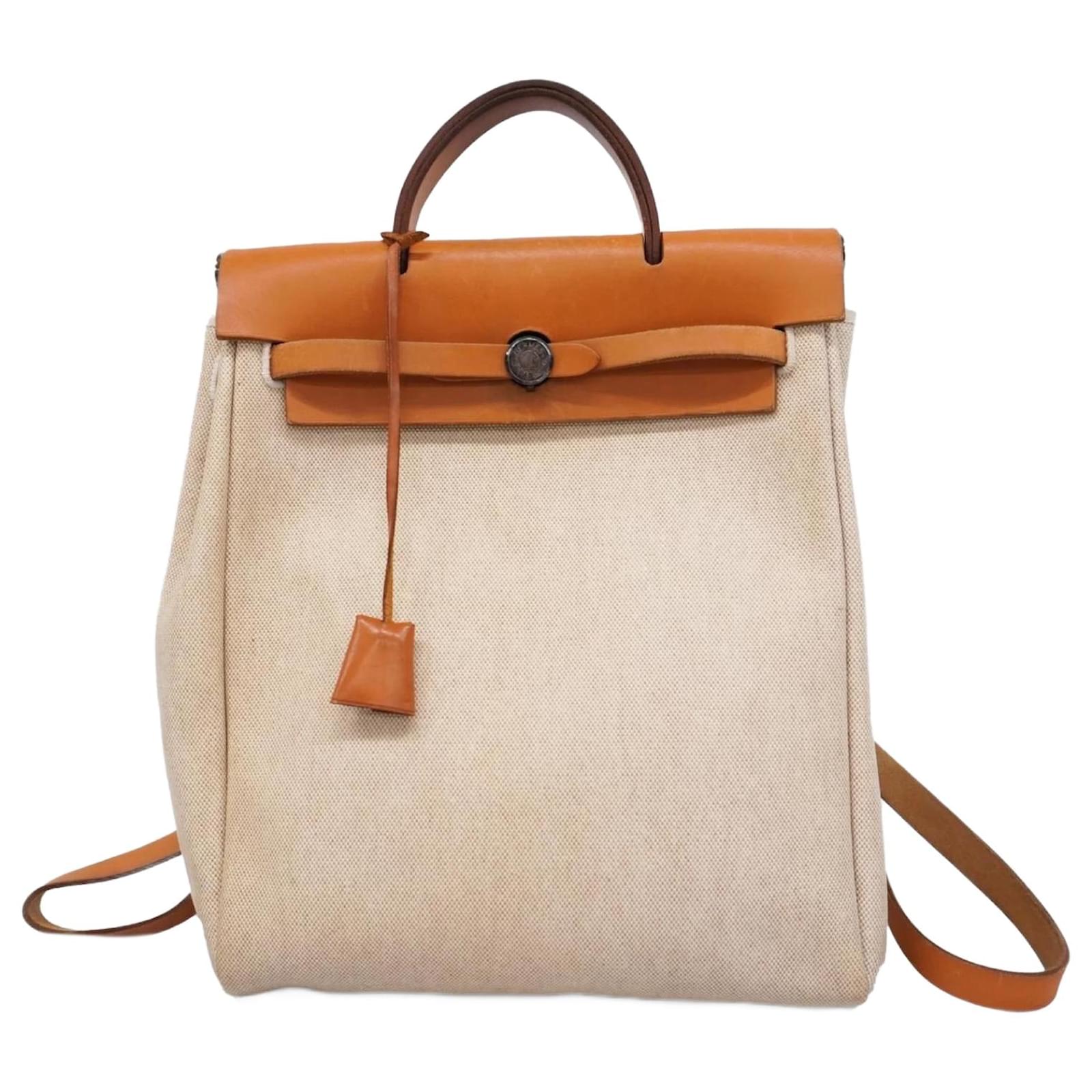 Hermès Hermes Backpack/Daypack Airbag Ad PM Toile H Natural E Stamp ...