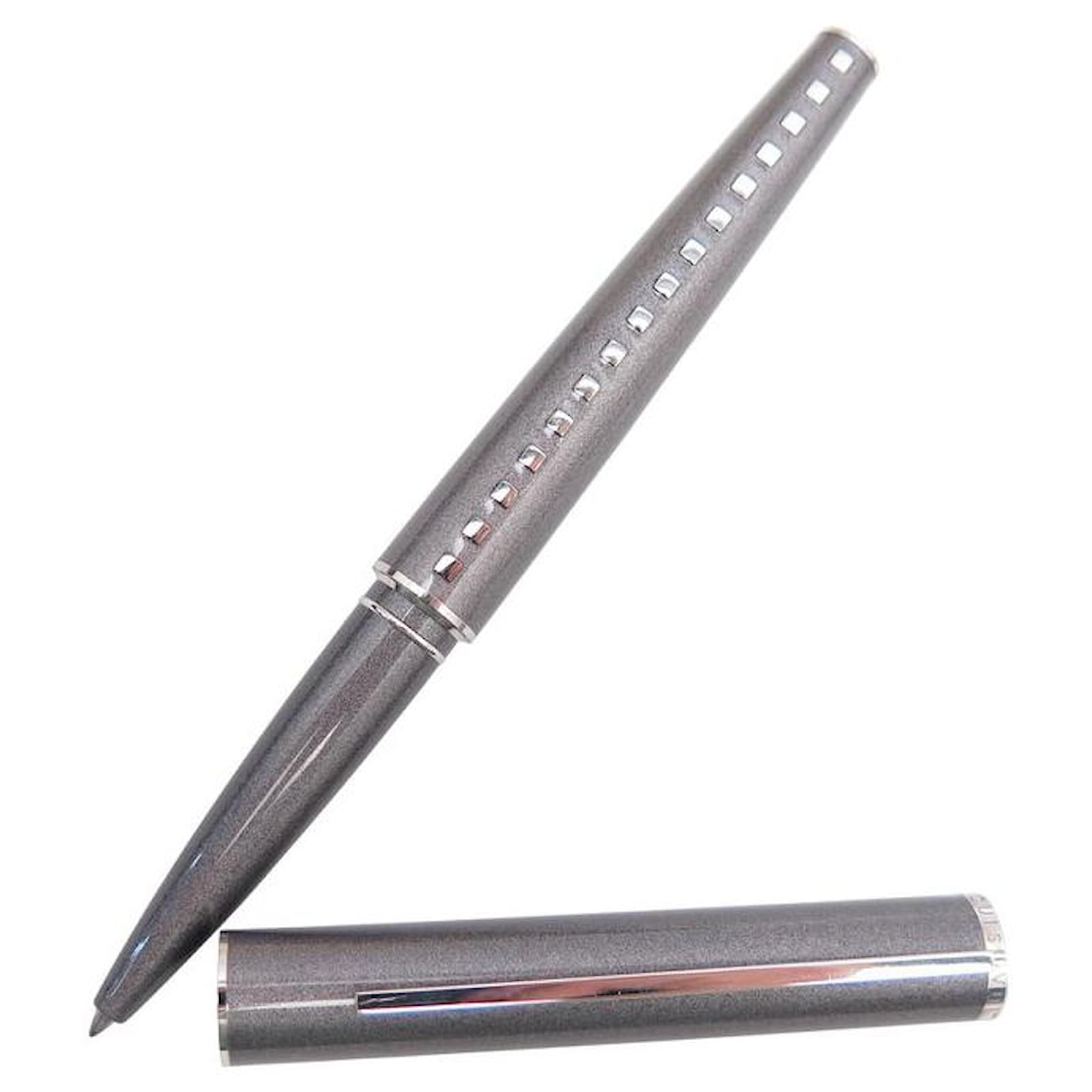 NINE BALLPOINT PENS LOUIS VUITTON JET LINE N79248 GRAY RESIN Grey ref ...