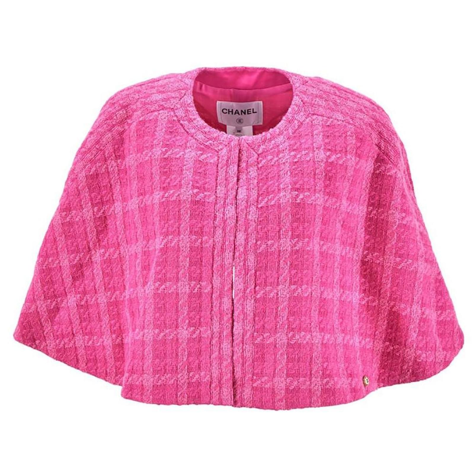 Chanel New Iconic Runway 2019 Fall Tweed Cape Jacket Multiple colors ...