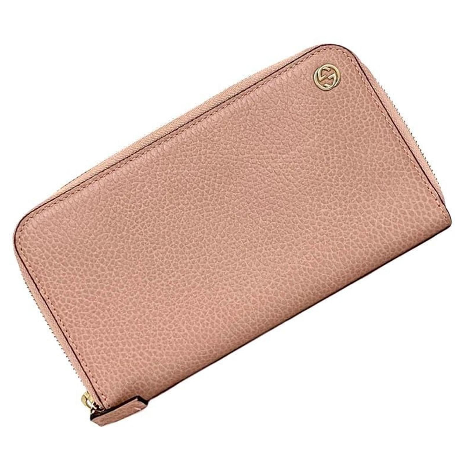 Gucci Pink Interlocking Long Wallet Leather ref.1854632 - Joli Closet