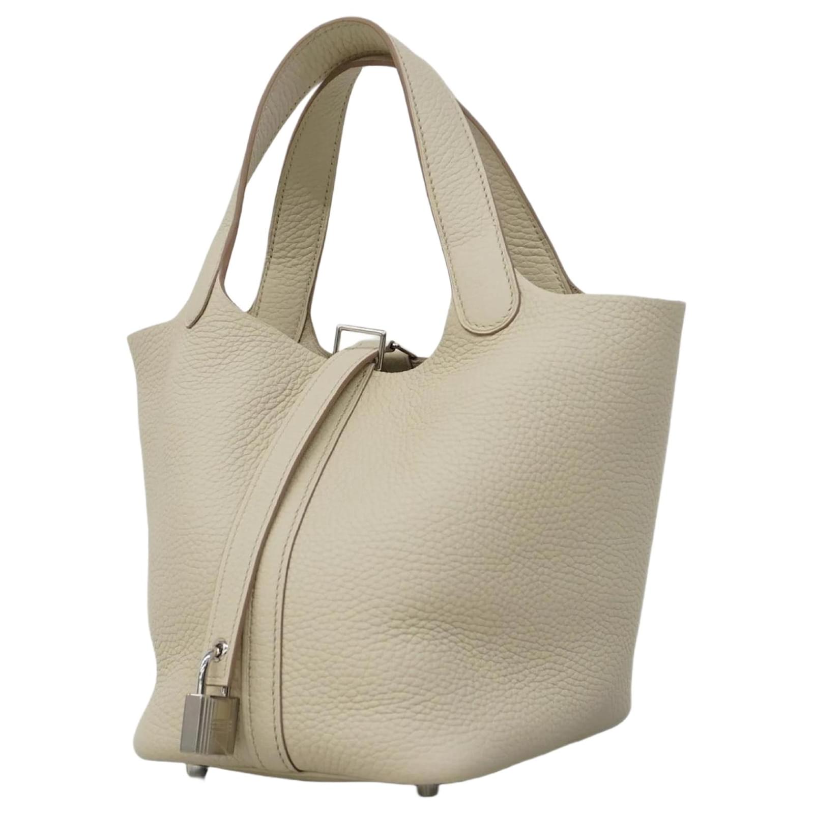 Hermès Hermes Picotin Lock PM Handbag Leather ref.1855548 - Joli Closet