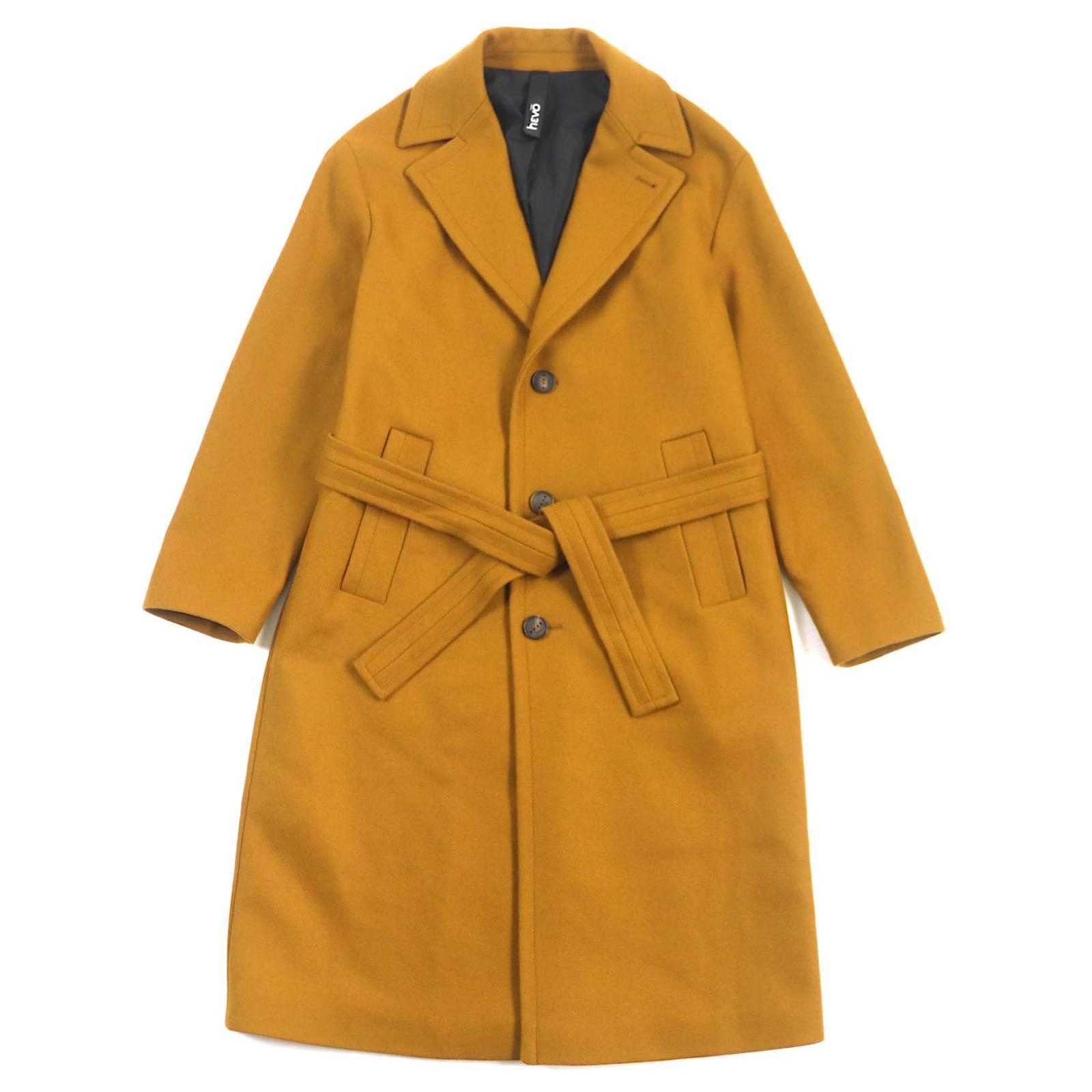 & Other Stories Hevo Wool Nylon Chester Coat Brown 44 ref.1857006 ...