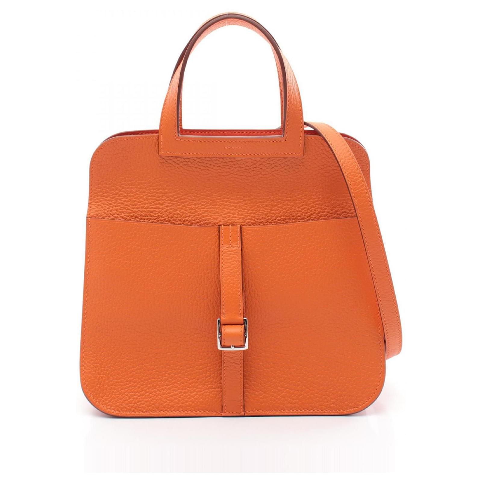 Hermès Hermes Arzan 25 Handbag Orange Leather ref.1857449 - Joli Closet