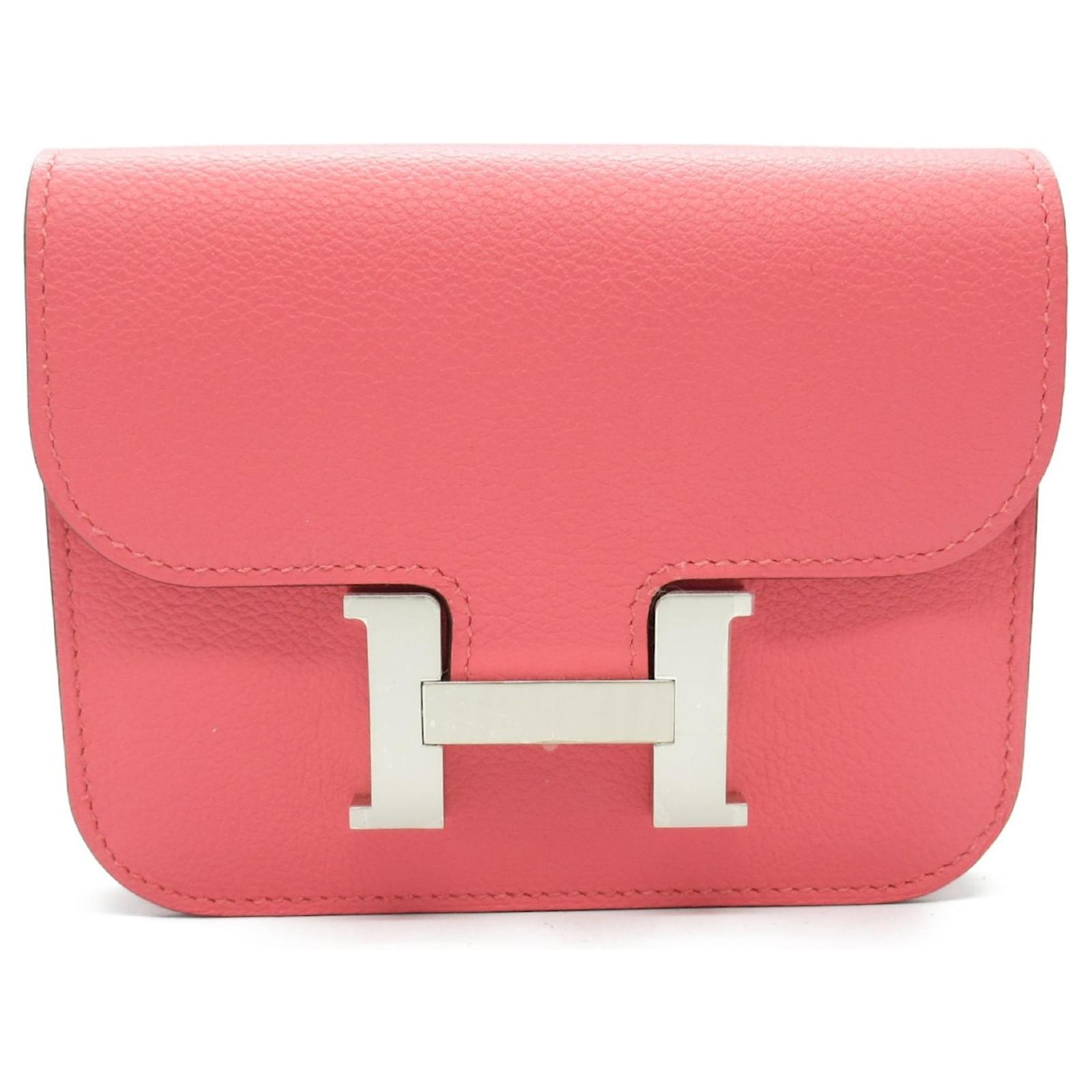 Hermès Hermes Constance Rose Azalee Bi-fold Wallet Pink Diamond ref ...