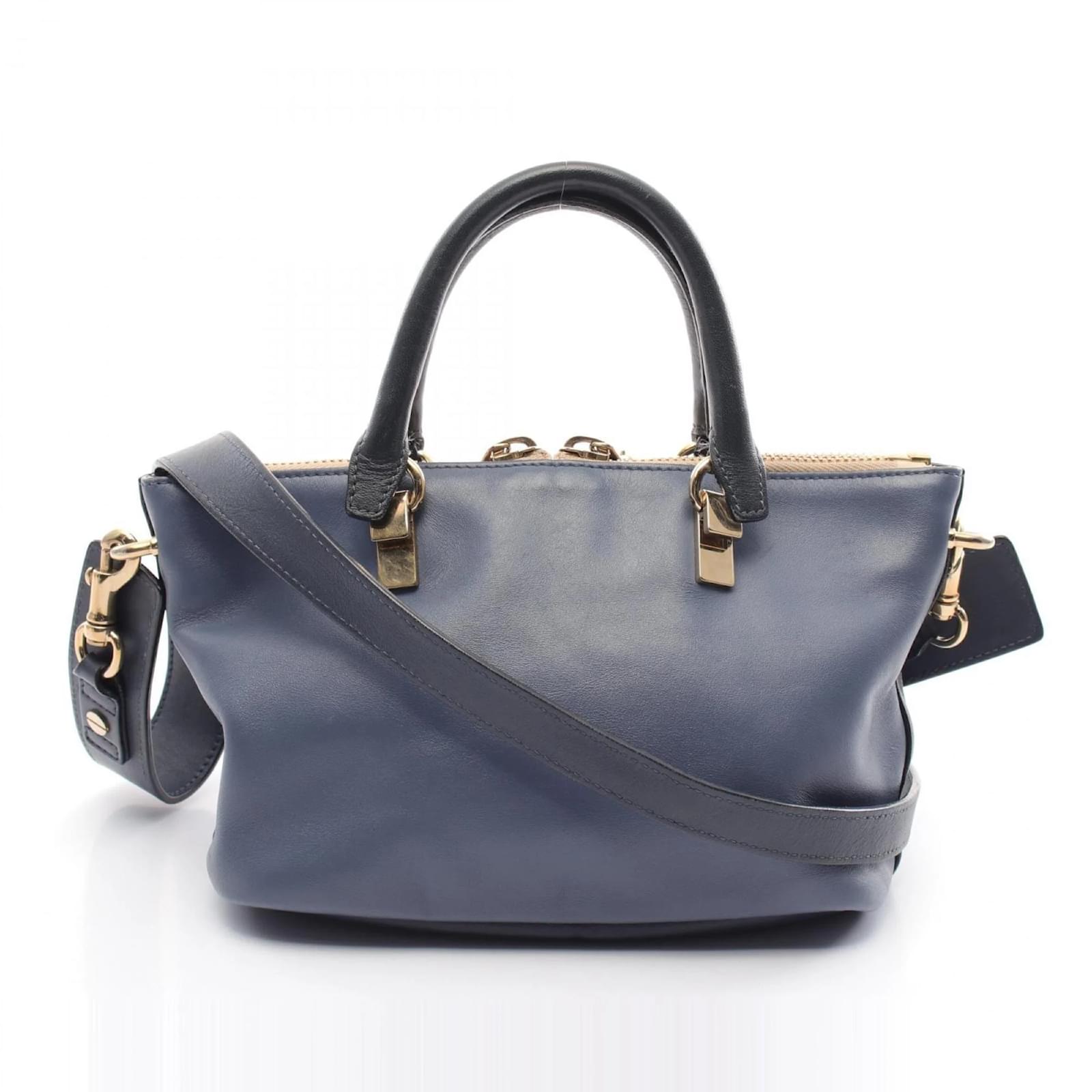 Chloé Bailey Handbag Blue Navy blue Leather ref.1857582 - Joli Closet