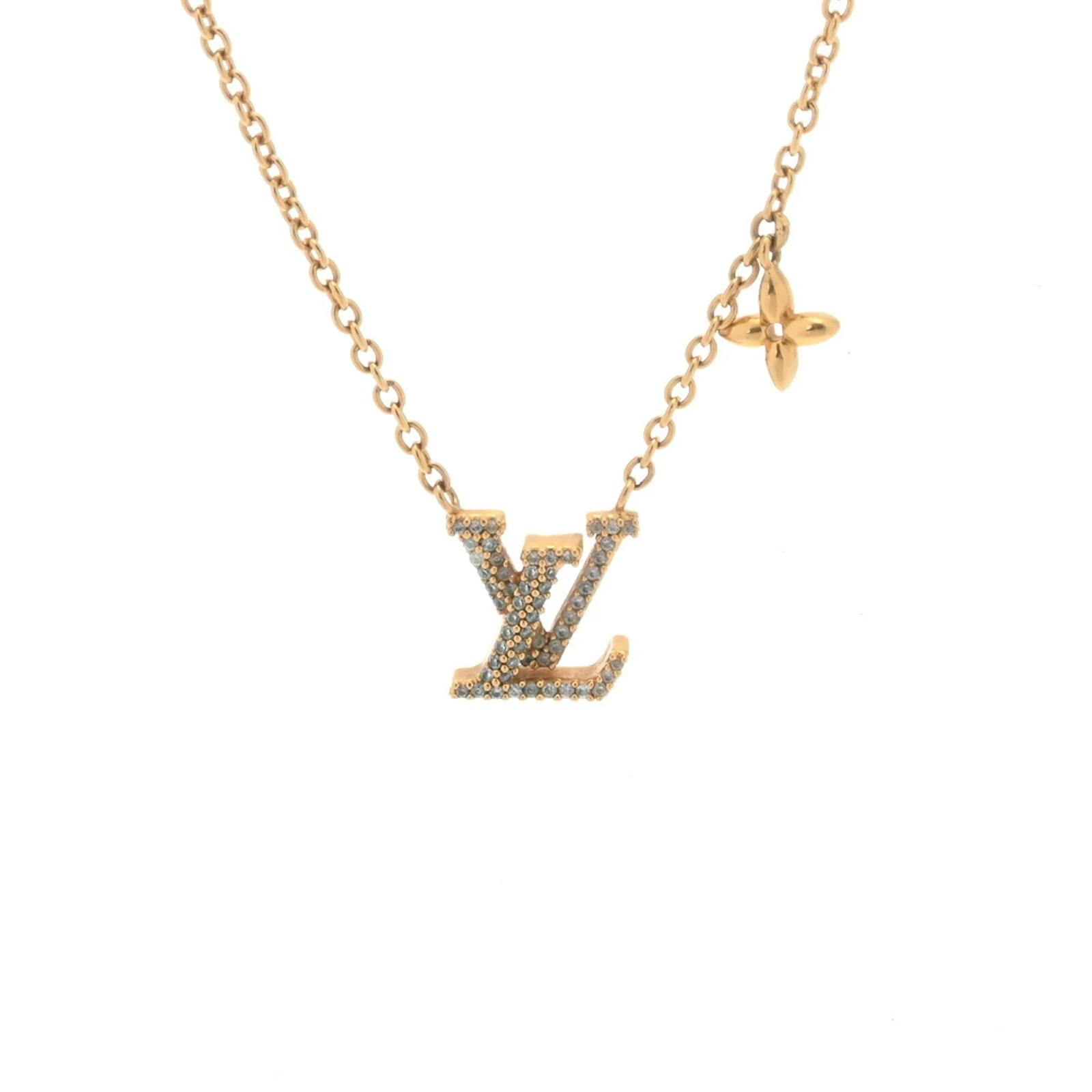Louis Vuitton Collier LV Iconic Gold Necklace Gold-plated ref.1857761 ...
