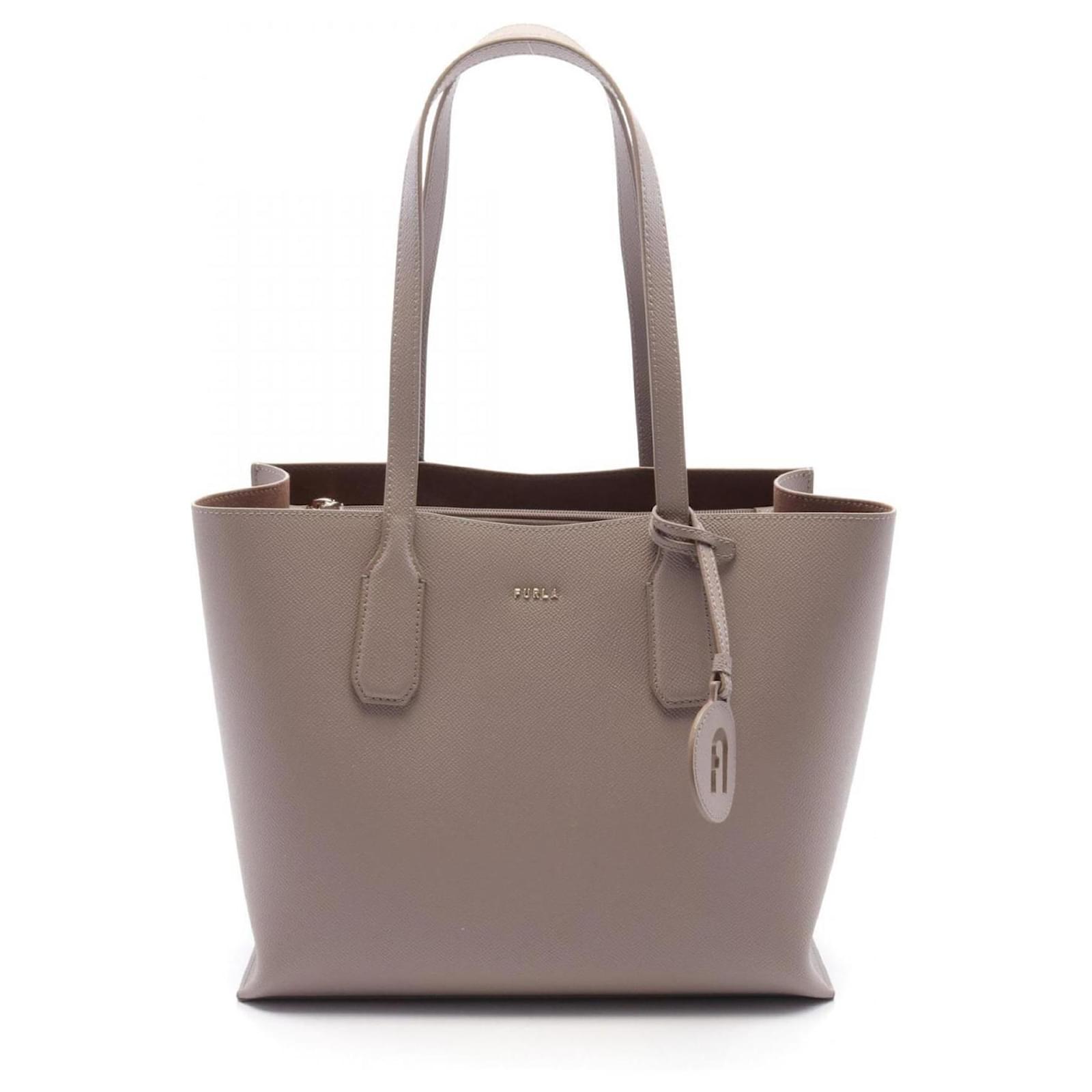 Furla Classic Brown Leather Tote Bag ref.1858361 - Joli Closet