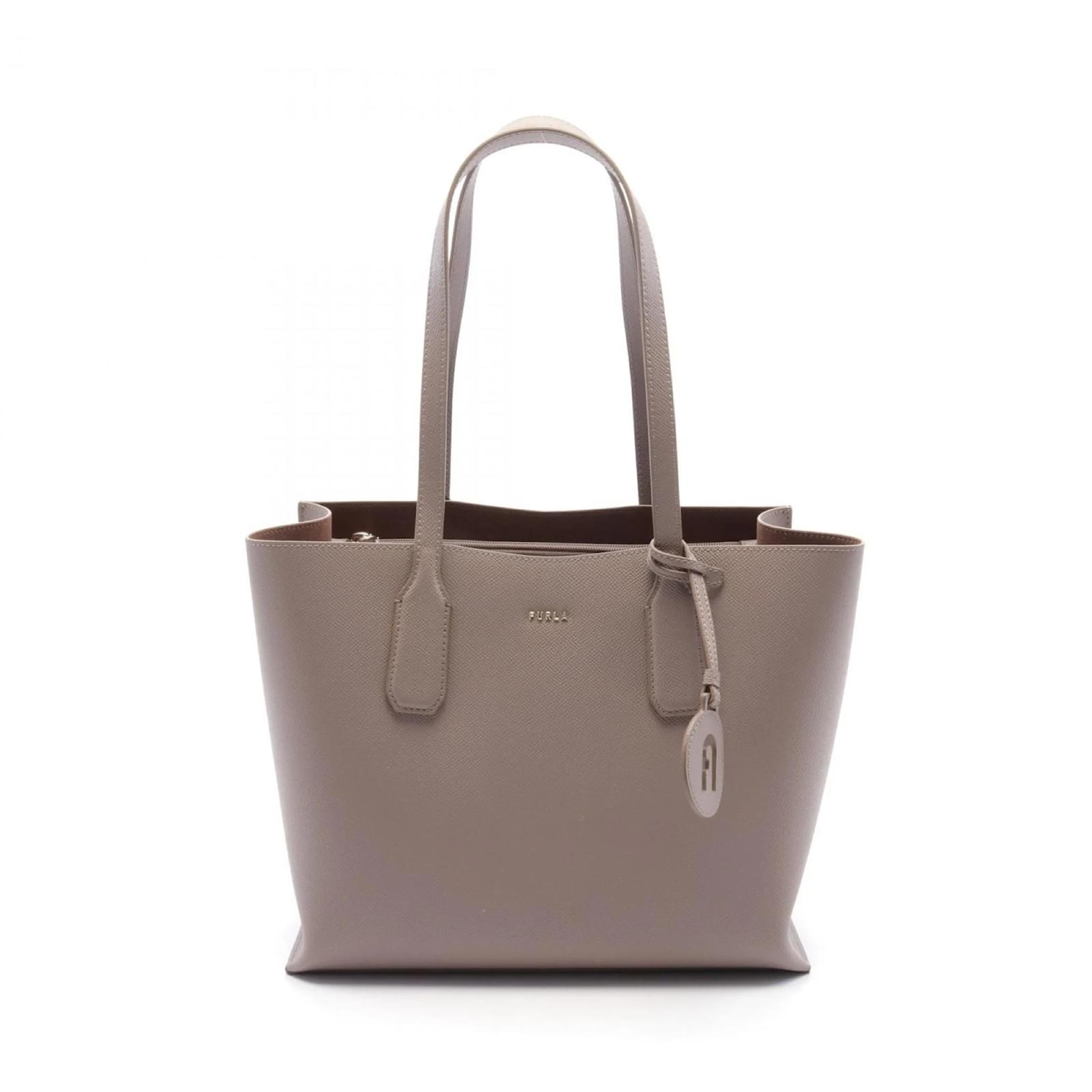 Furla Classic Leather Tote Bag Brown ref.1858547 - Joli Closet