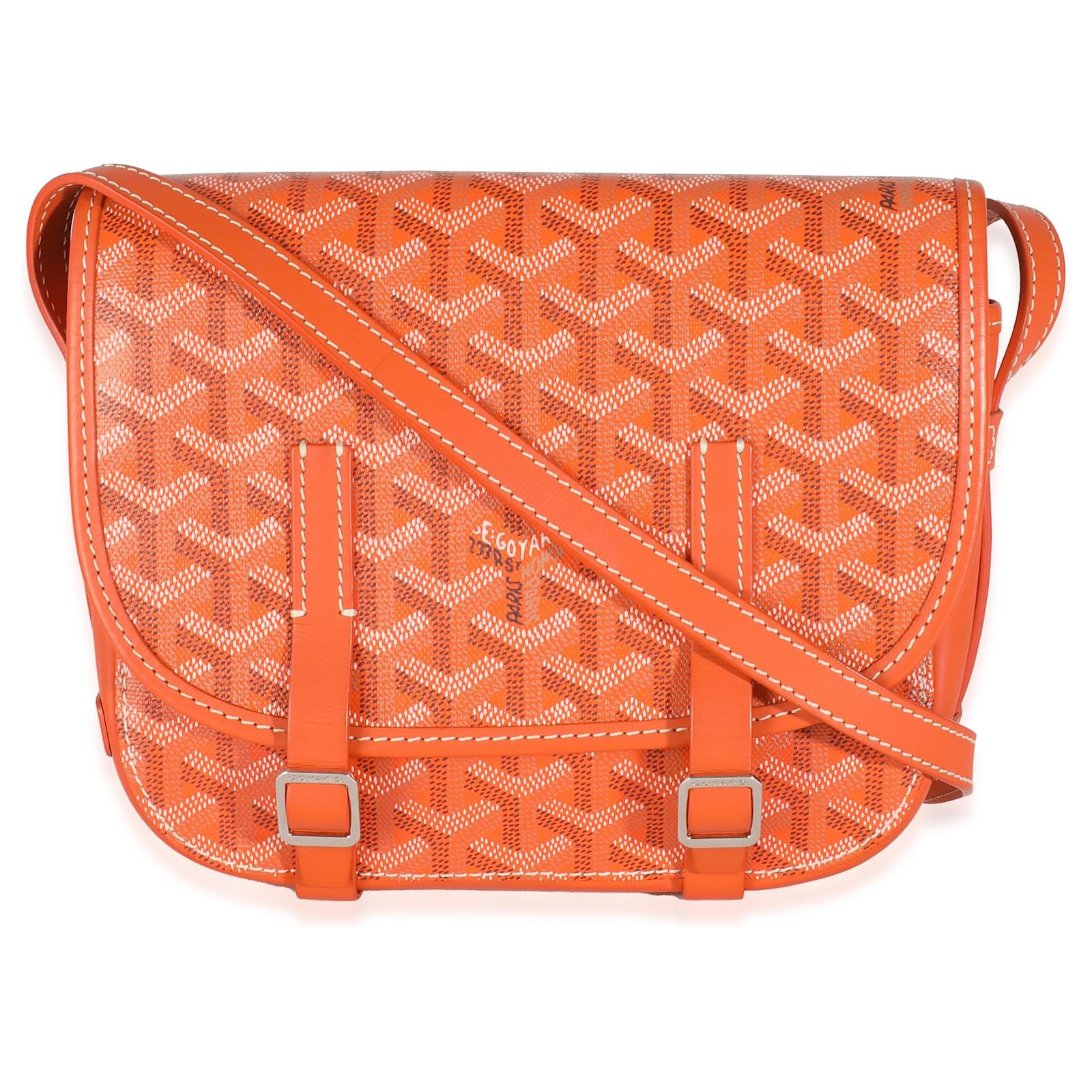Goyard Orange Goyardine Canvas Belvedere II PM Cloth ref.1858619 - Joli ...