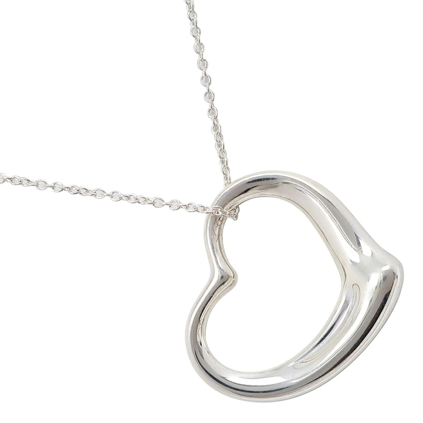 Collier Large Cœur Ouvert Elsa Peretti de Tiffany & Co. (Vendu) - Joli ...