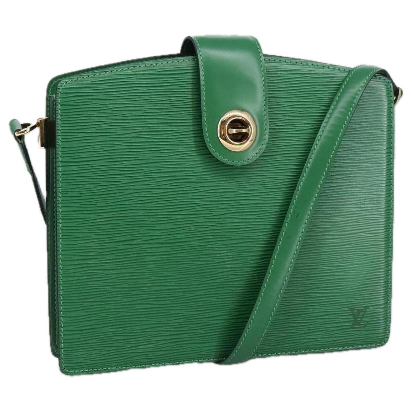 LOUIS VUITTON Epi Capuchin Shoulder Bag Green M52344 LV Auth 100550 ...