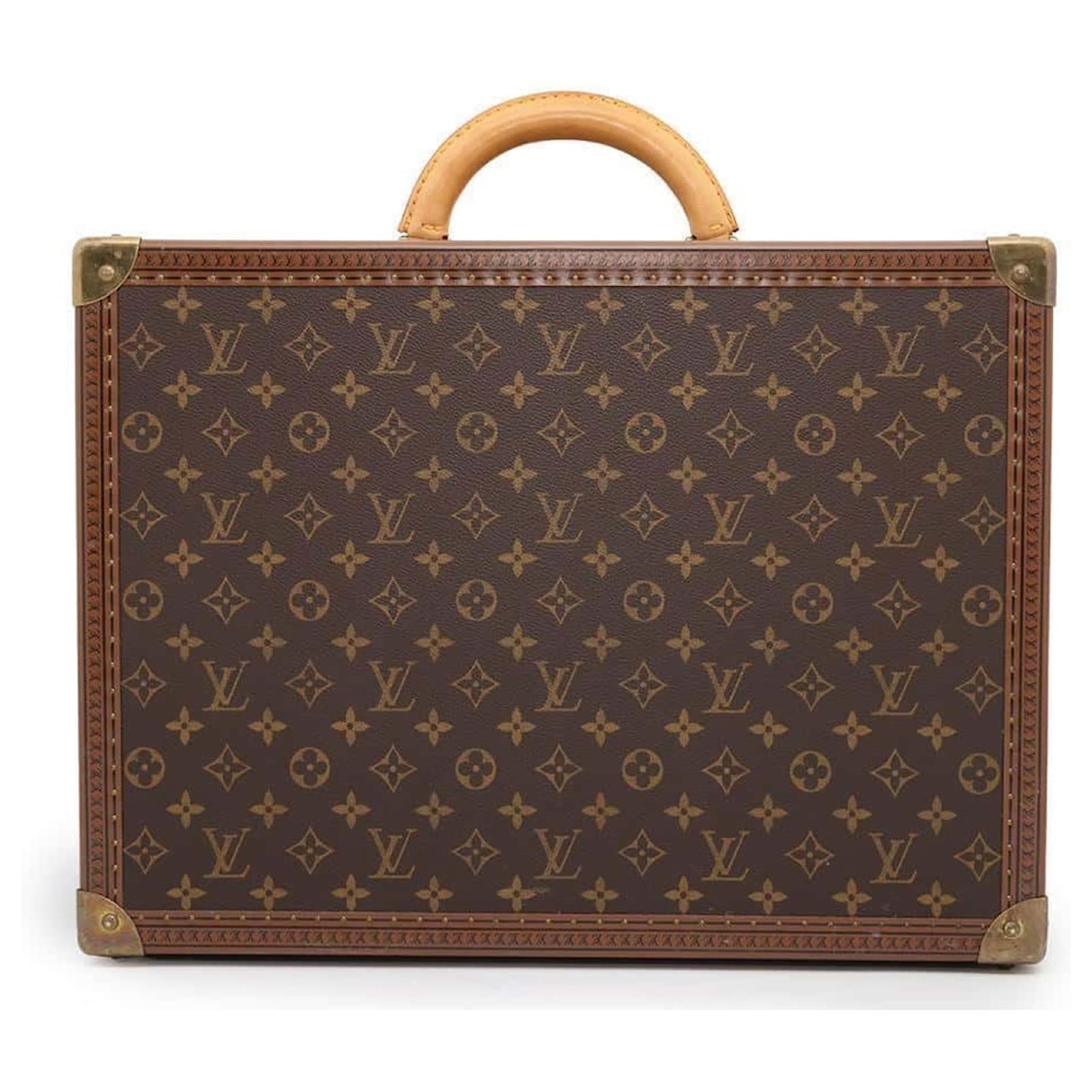 Louis Vuitton Monogram Attaché Case Brown Patent leather ref.1863266 ...