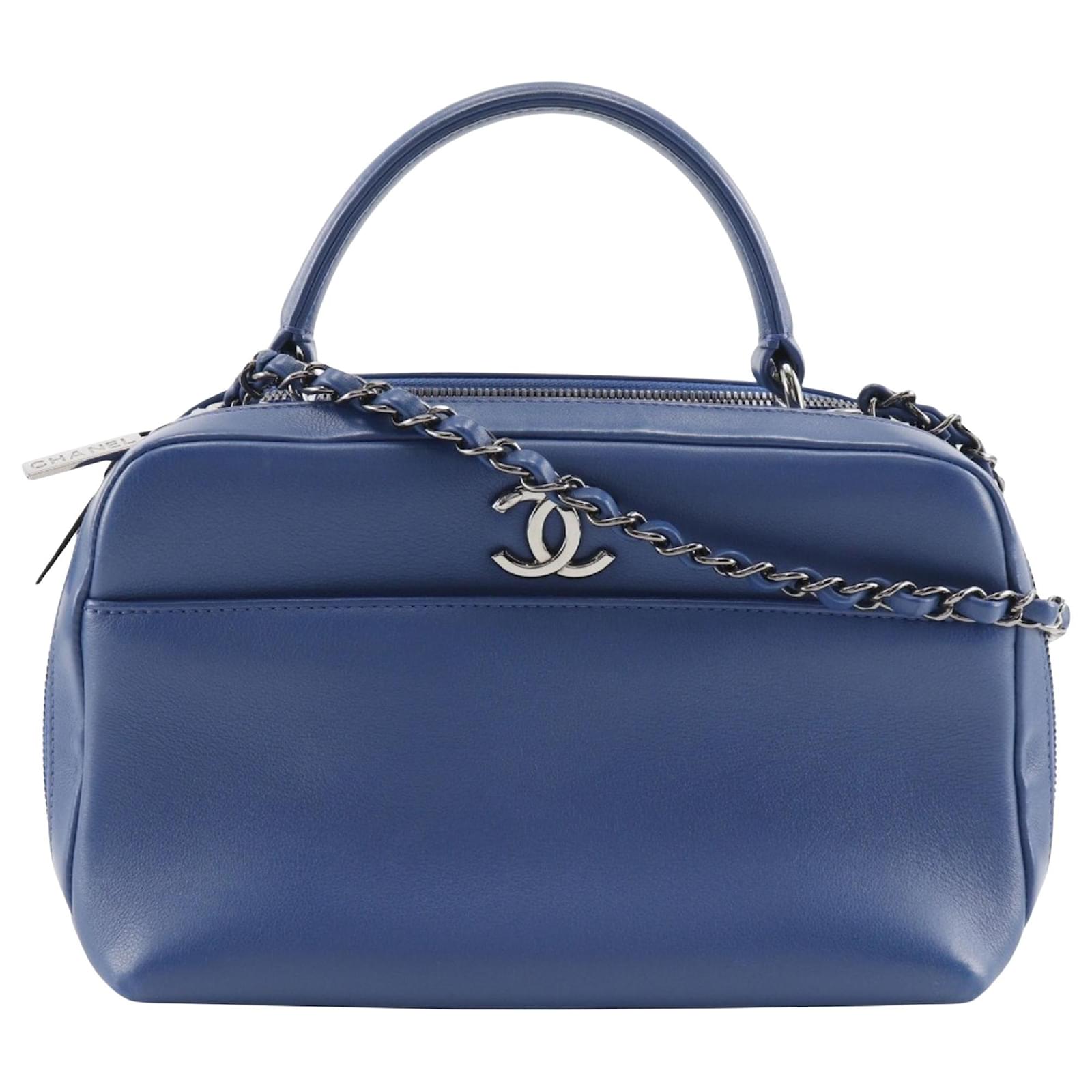 Chanel Coco Mark Blue Leather ref.1873045 - Joli Closet