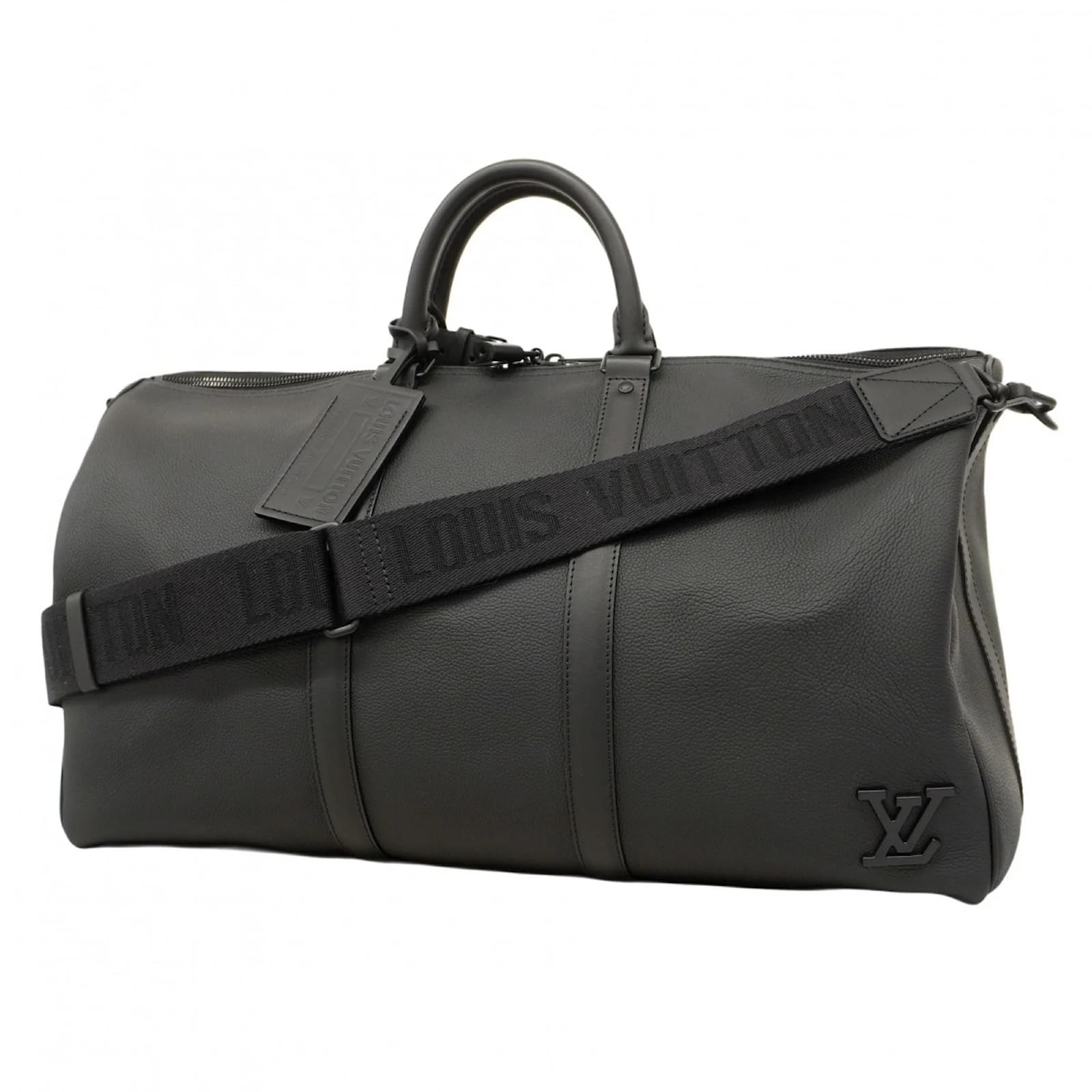 Louis Vuitton Boston Bag LV Aerogram Keepall Bandouliere 50 M21420 Noir ...
