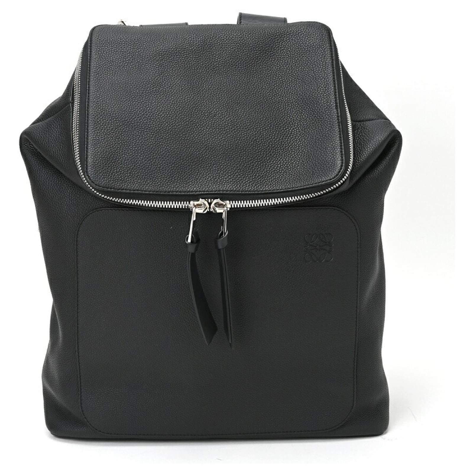 Loewe Goya Leather Backpack Black ref.1874513 - Joli Closet