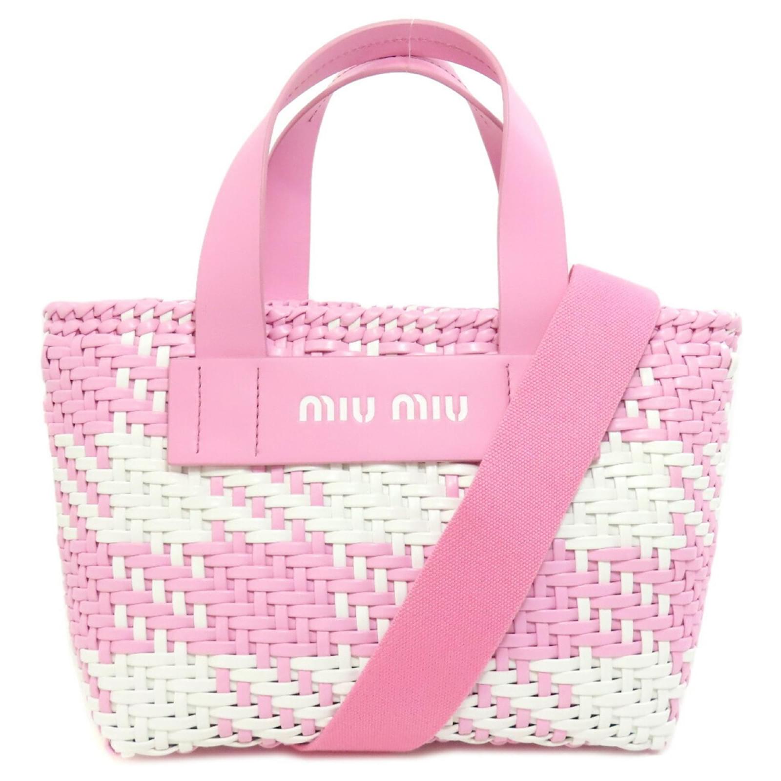 Miu Miu Pink Leather Handbag ref.1875018 - Joli Closet