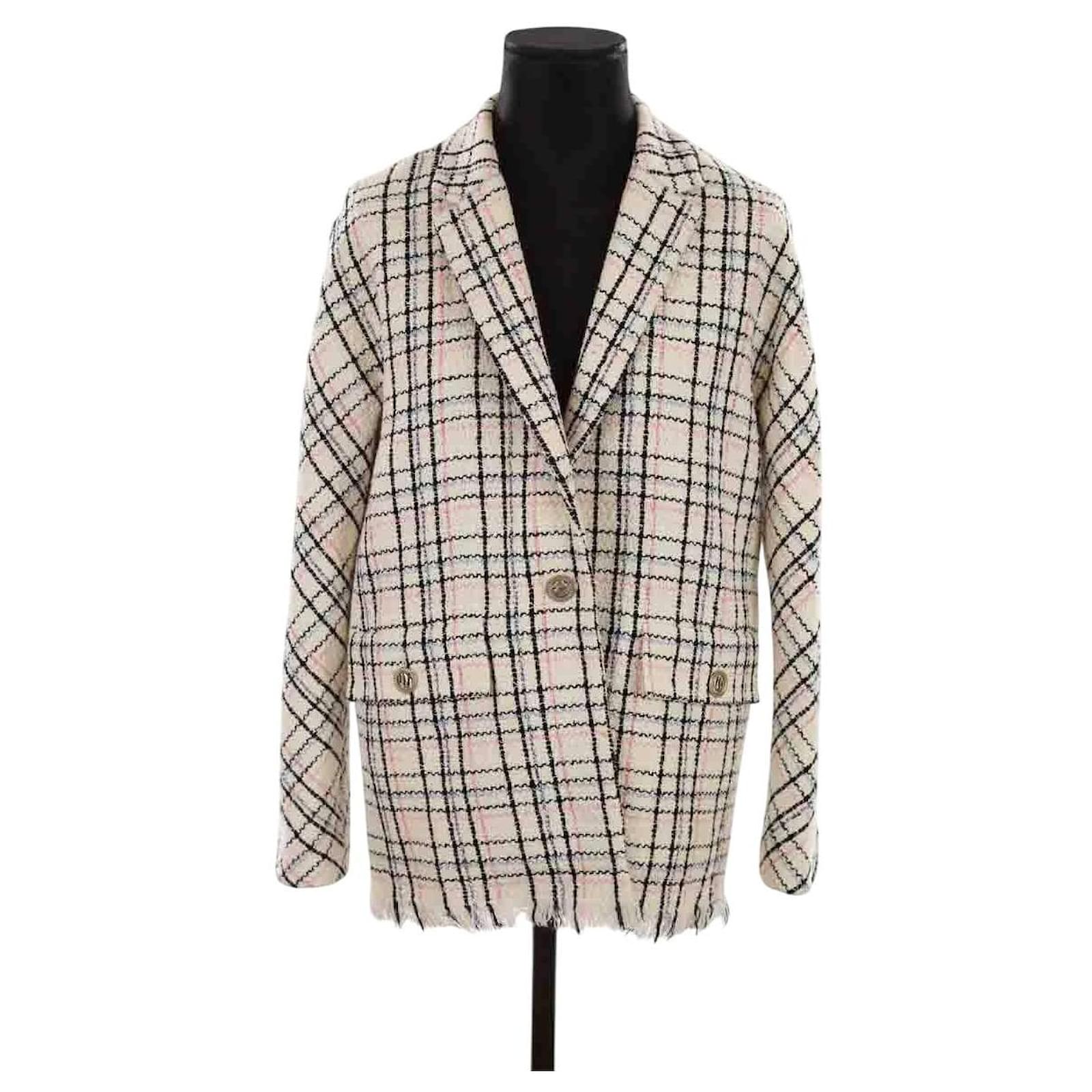 Maje Cotton jacket White ref.1875597 - Joli Closet