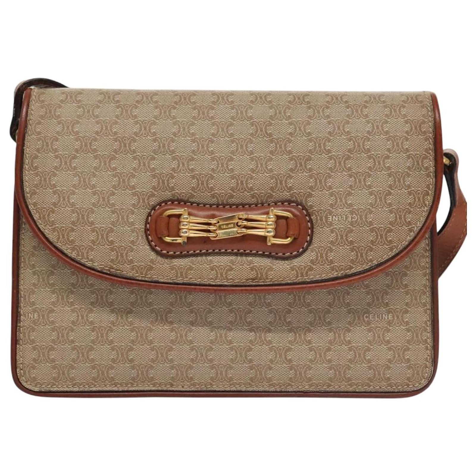 Céline Triomphe Vintage Beige Cloth ref.1878944 - Joli Closet