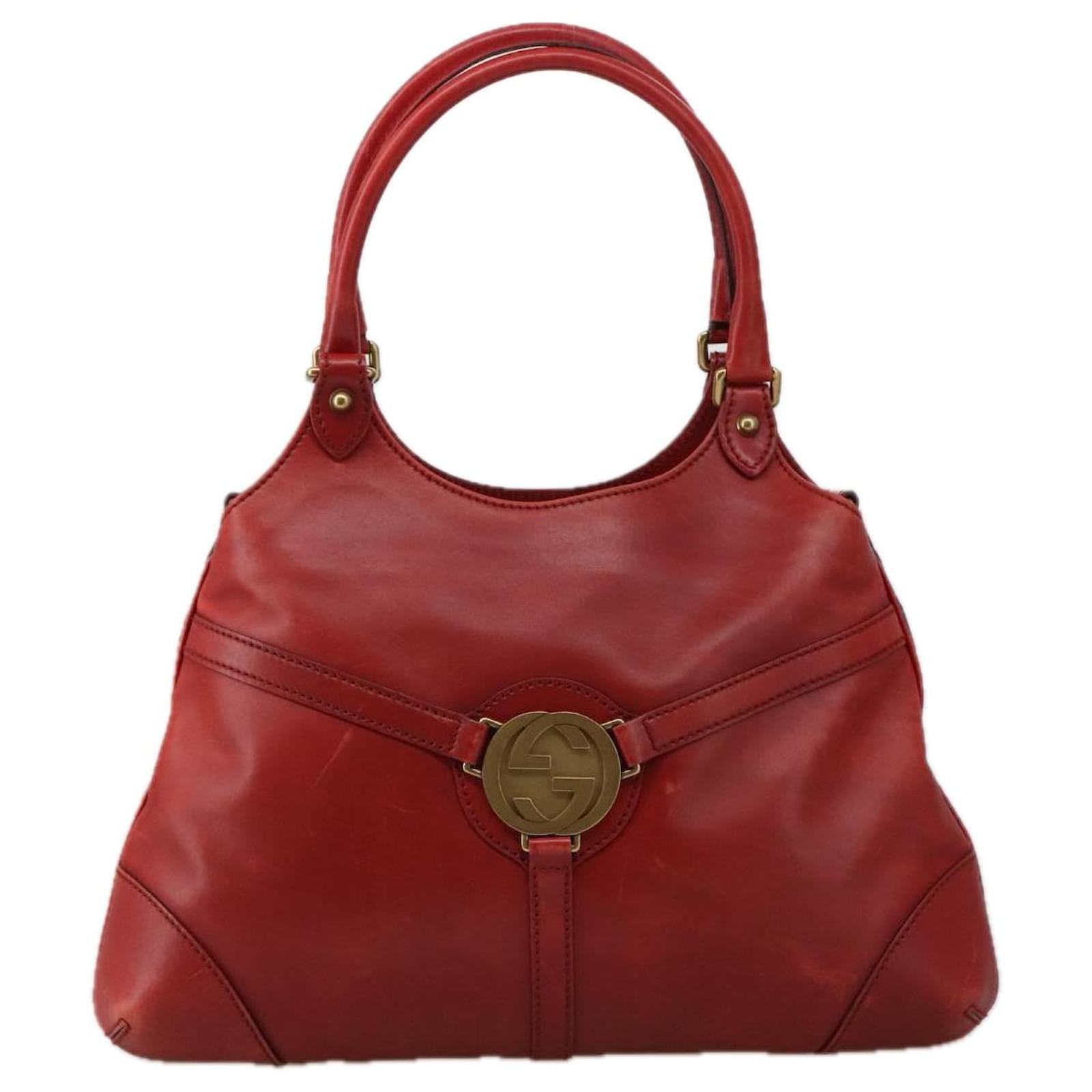 Gucci Interlocking G Red Leather ref.1882204 - Joli Closet