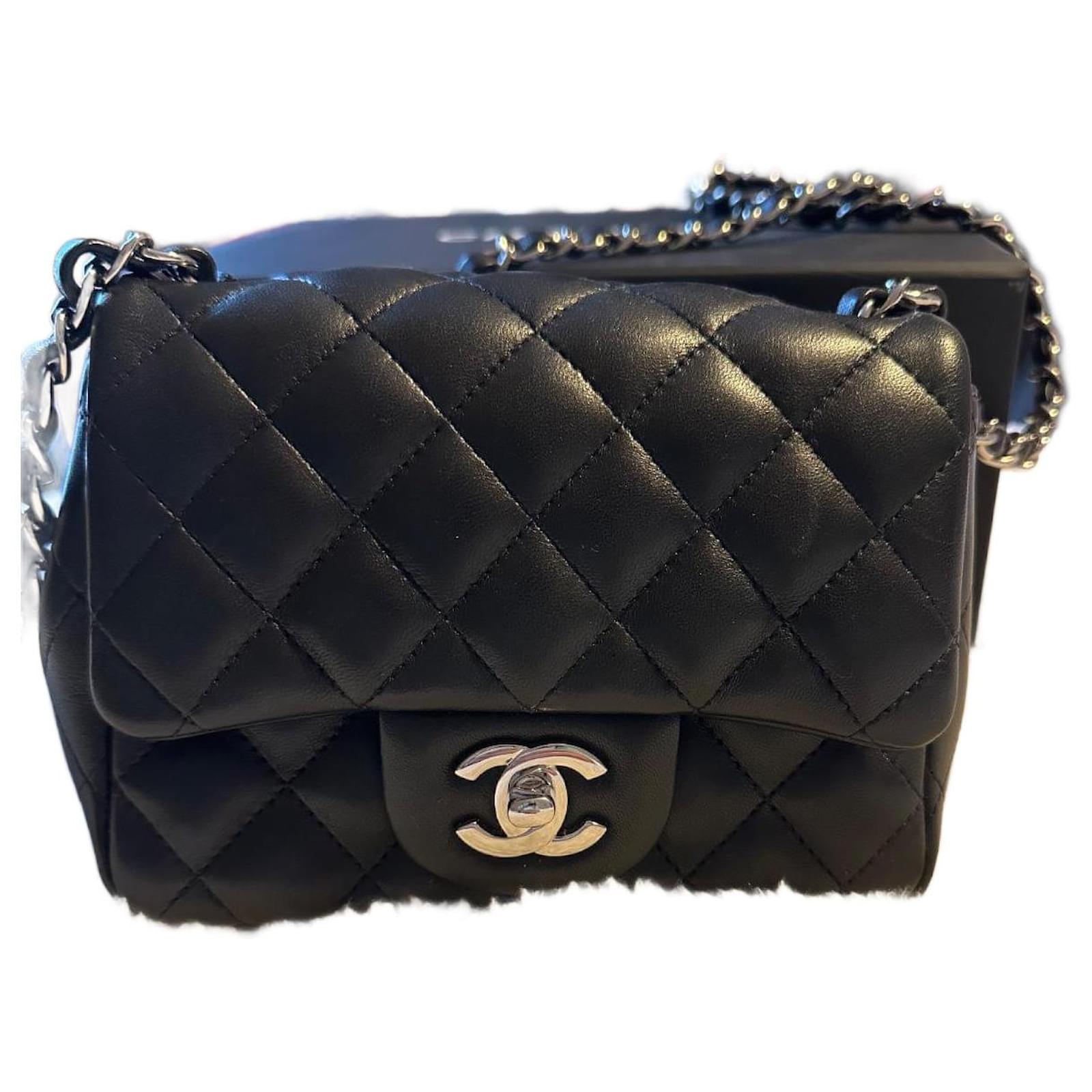 2.55 Chanel Timeless mini bag Black Lambskin ref.1883097 - Joli Closet