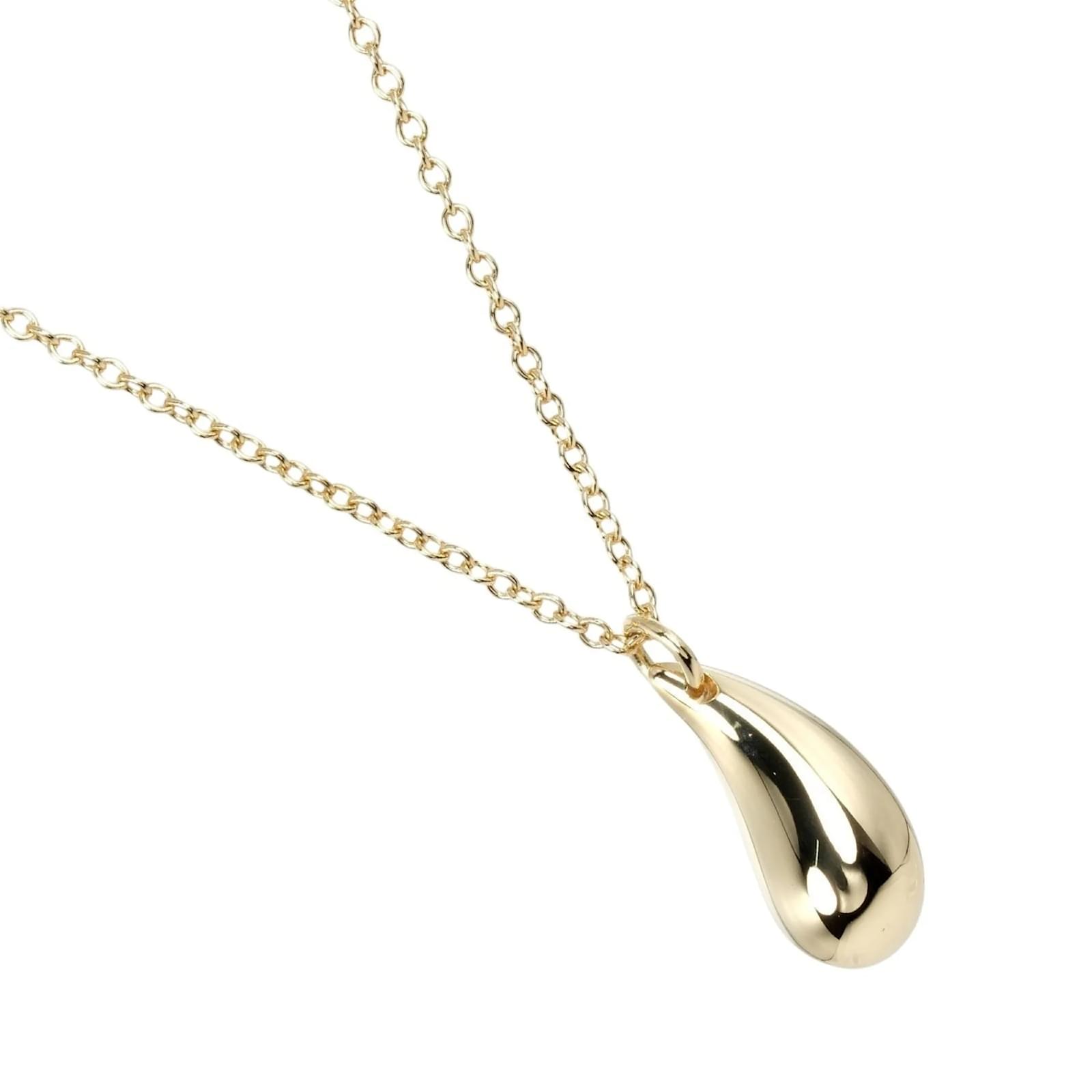 Tiffany & Co. 18K Yellow Gold Teardrop Necklace ref.1885142 - Joli Closet