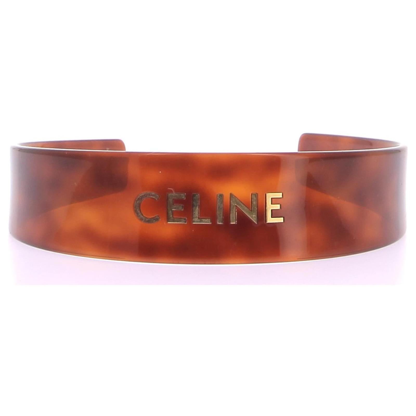 Céline CELINE Hair accessories T. Plastic Brown ref.1886122 - Joli Closet