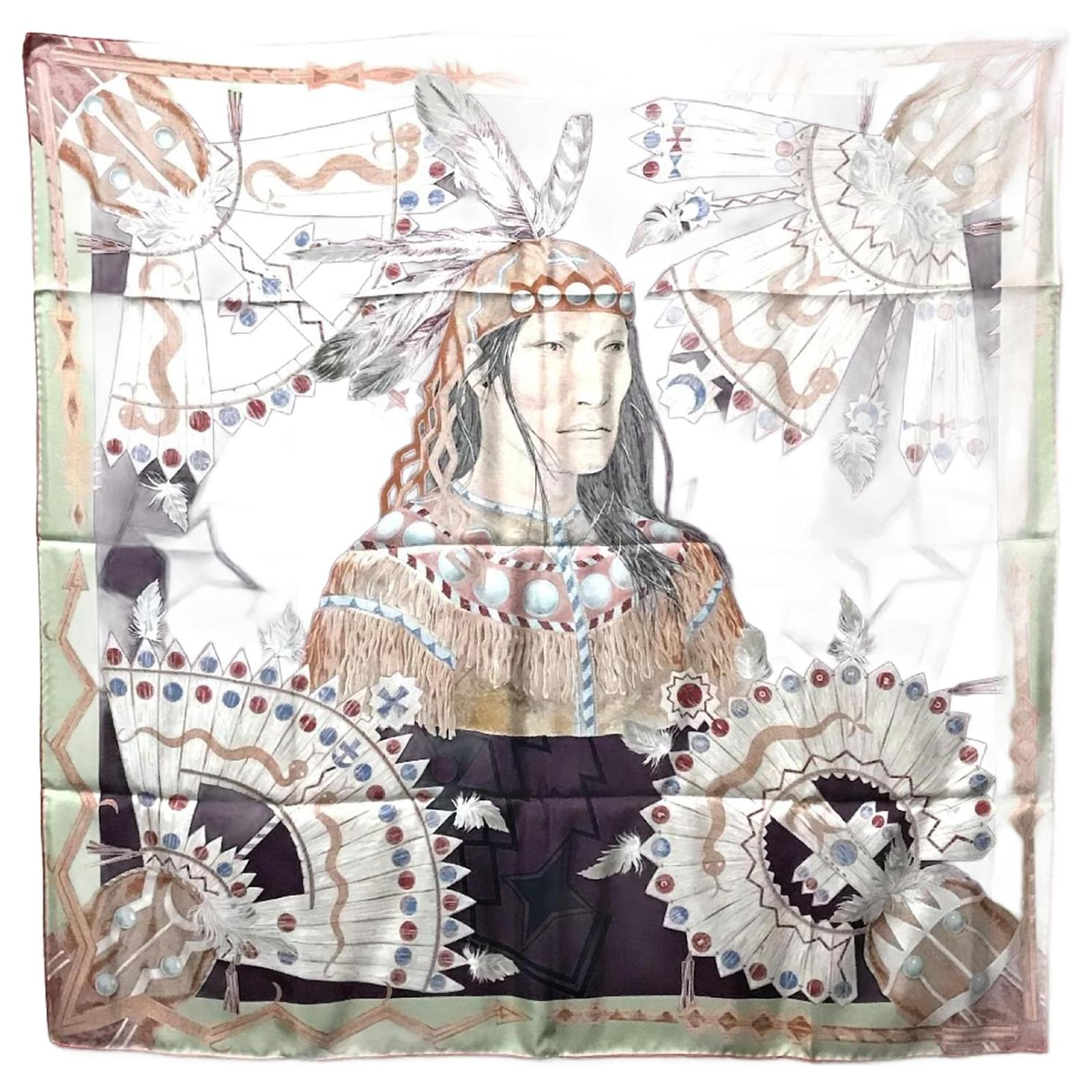 Hermès Hermes Carré 90 Cosmogonie Apache Cosmology Scarf Multiple ...