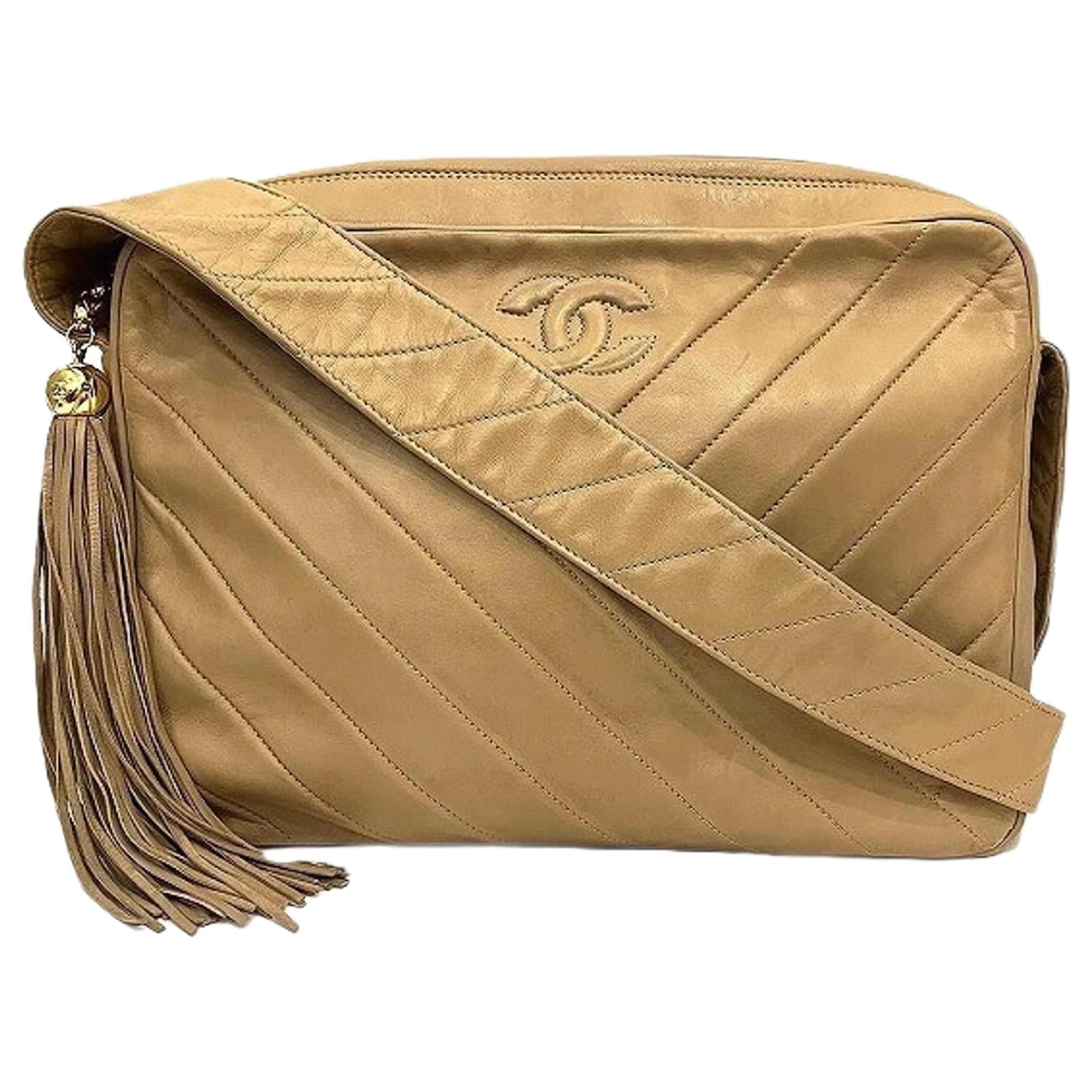 Chanel Camera Beige Leather ref.1889152 - Joli Closet