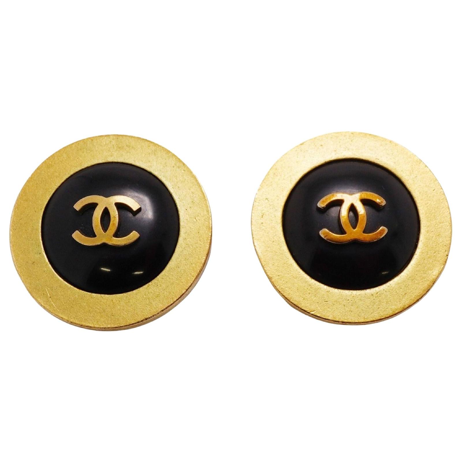 Chanel Coco Mark Black Gold-plated ref.1889511 - Joli Closet
