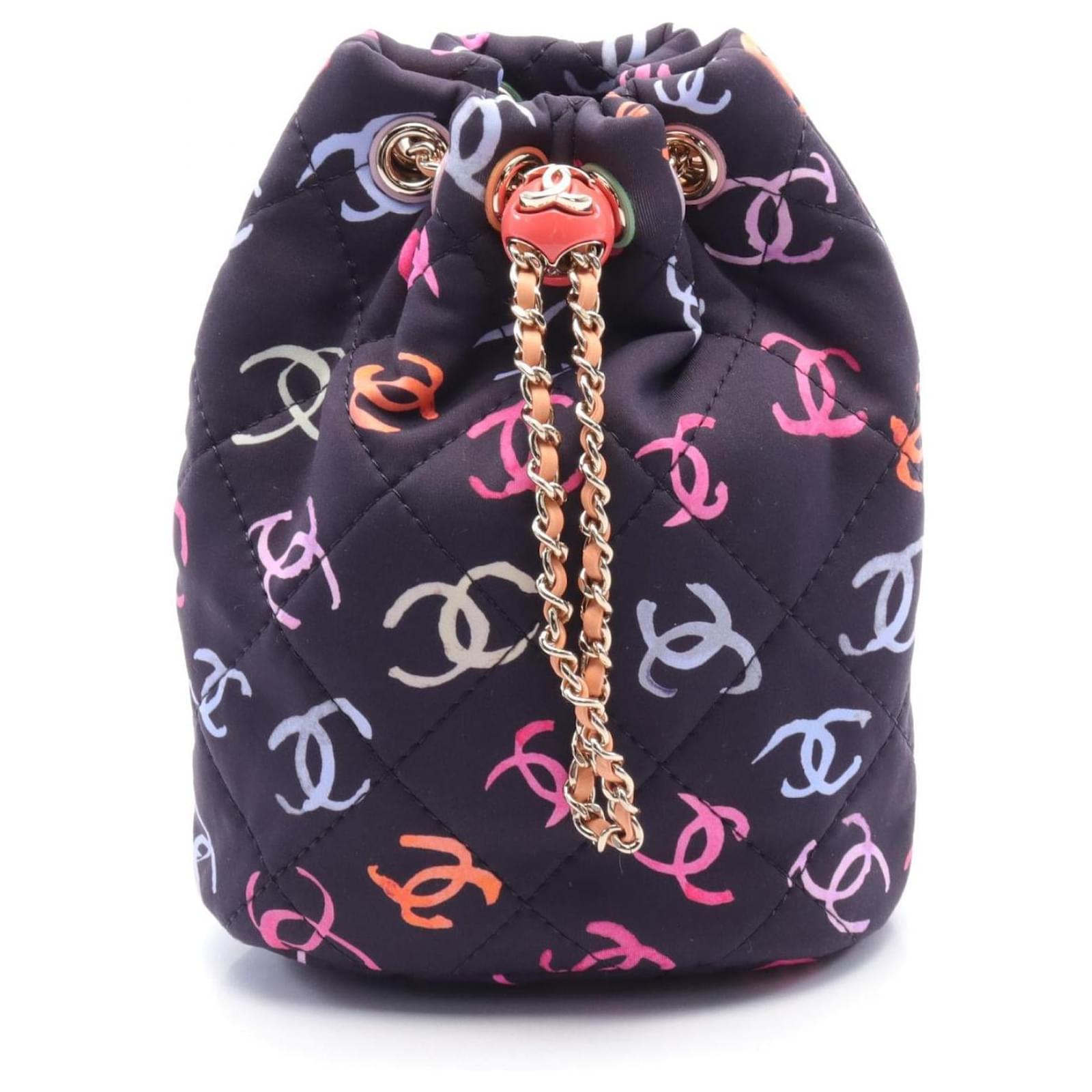 Chanel Canvas Coco Mark Backpack AS4810 Blue Cloth ref.1897304 - Joli ...