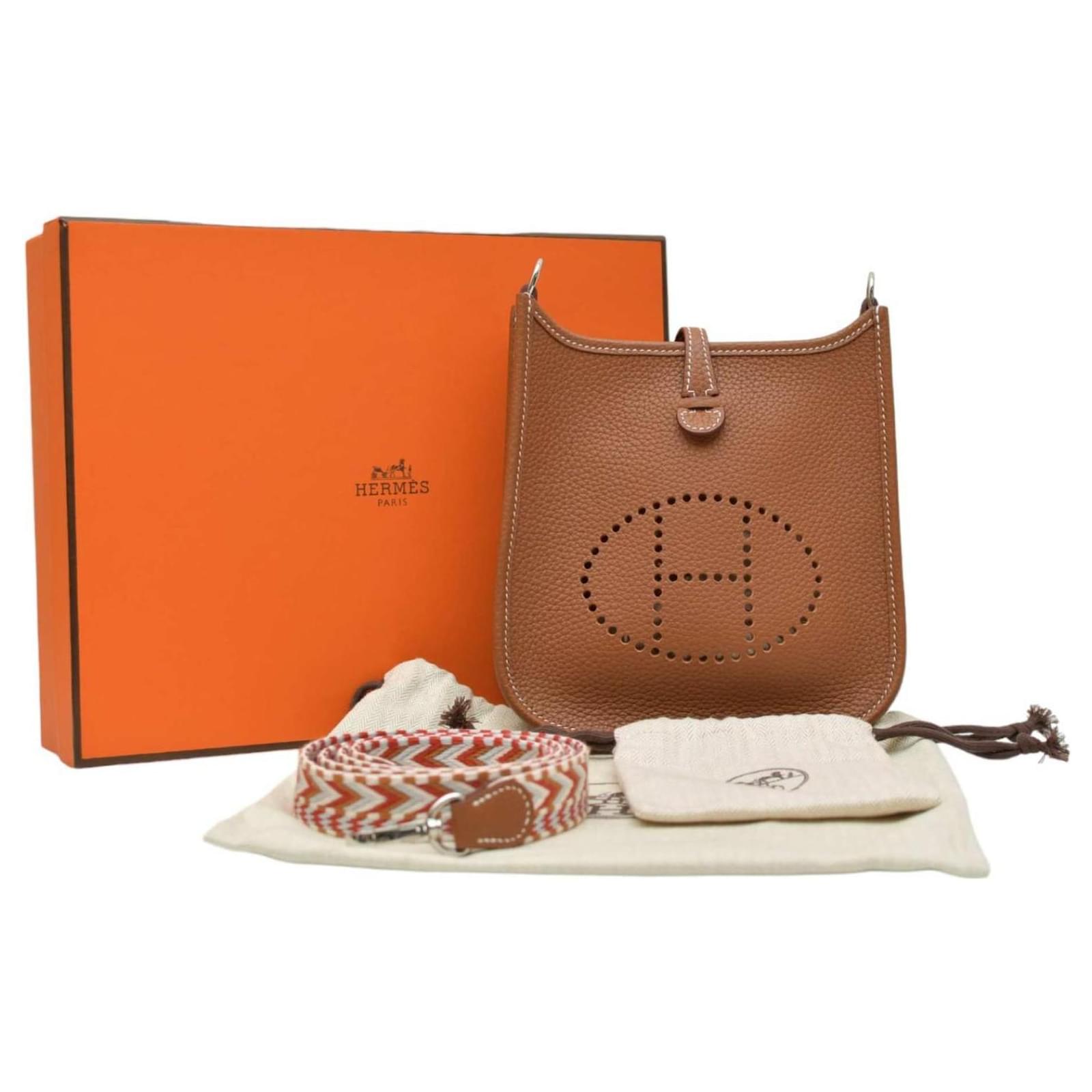 Hermès Hermes Mini Evelyne 16 TPM Brown Taurillon Maurice Amazone ...