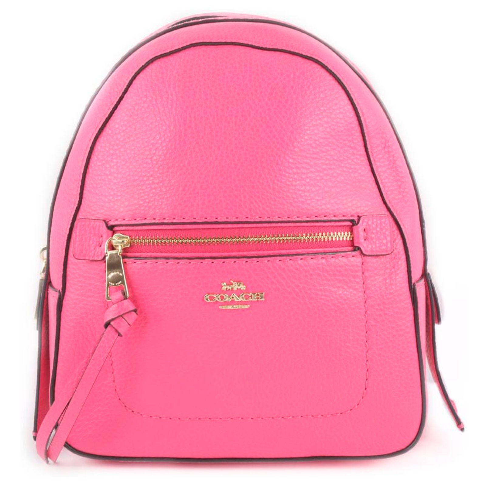 Coach Pink Leather Backpack ref.1904585 - Joli Closet