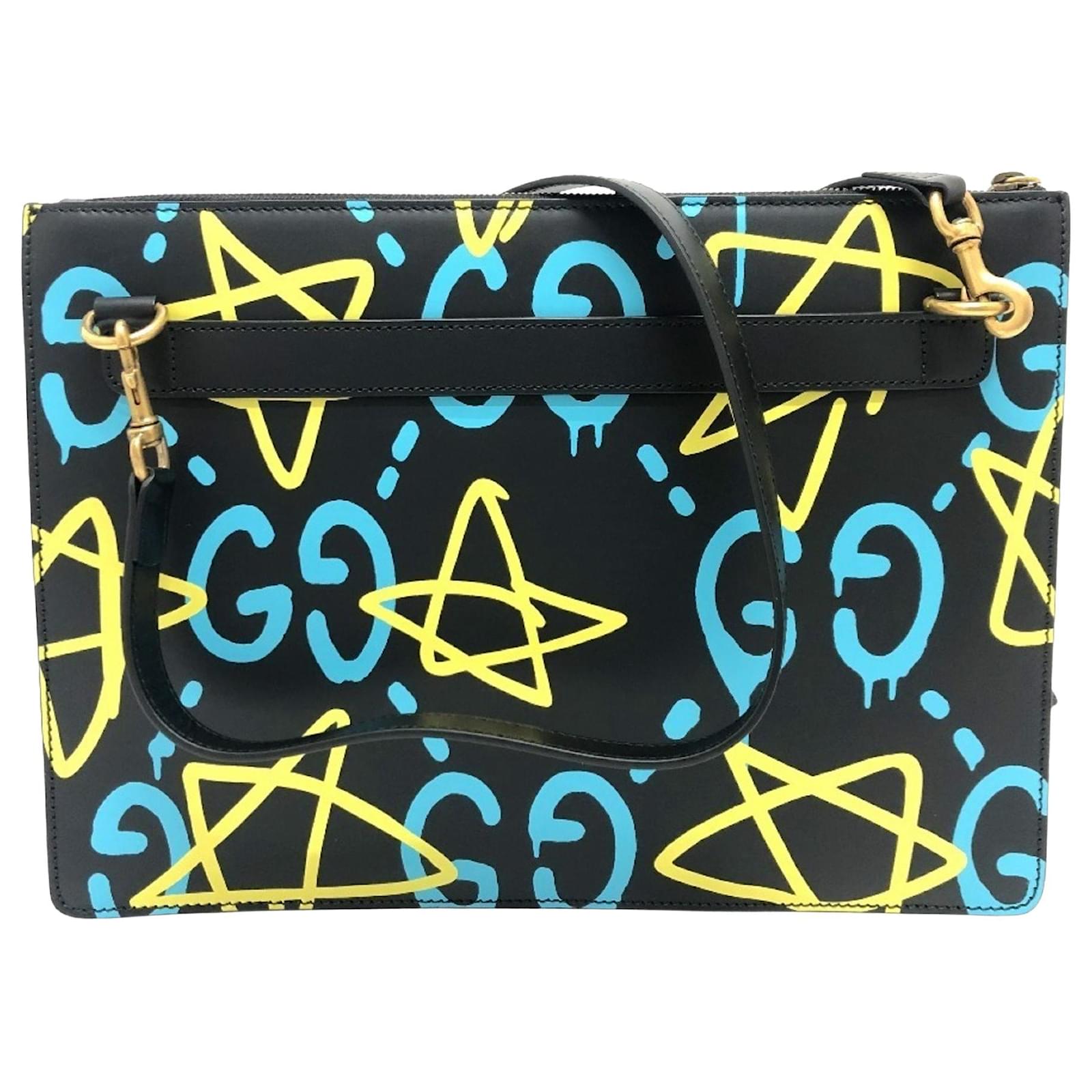 Gucci Ghost Black Leather ref.1909000 - Joli Closet