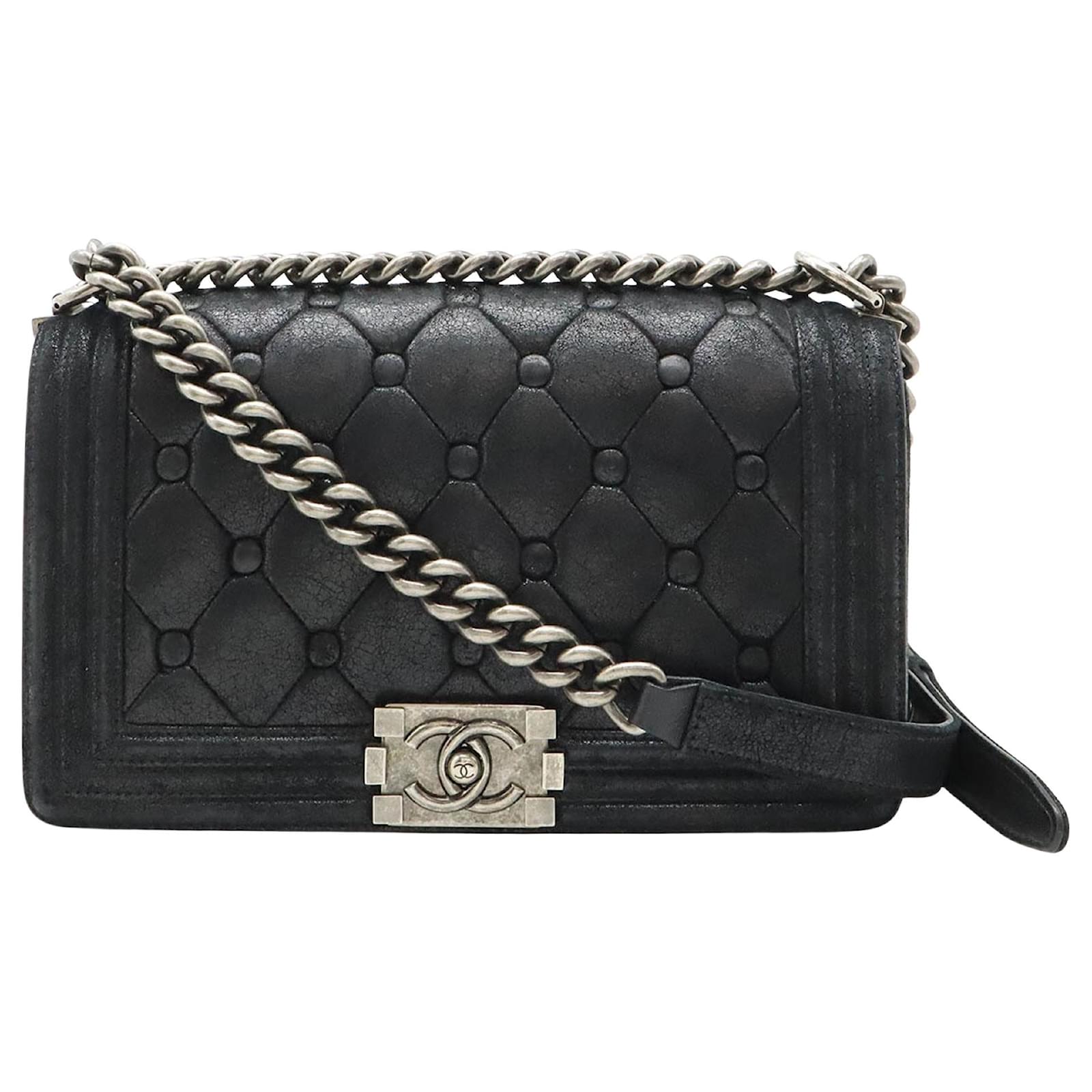 Chanel Boy Black Leather ref.JC1911777 (Sold) - Joli Closet