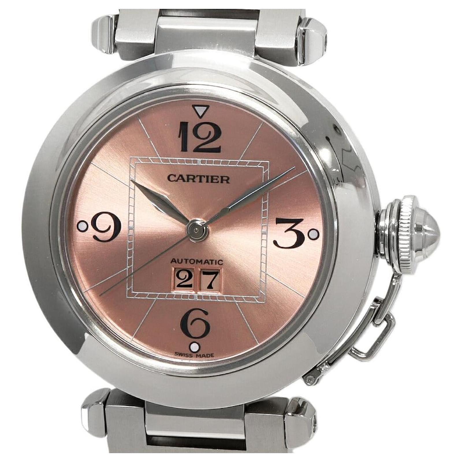 Cartier Pink Dial Pasha C Automatic Watch W31058M7 Metal ref.1912325 ...