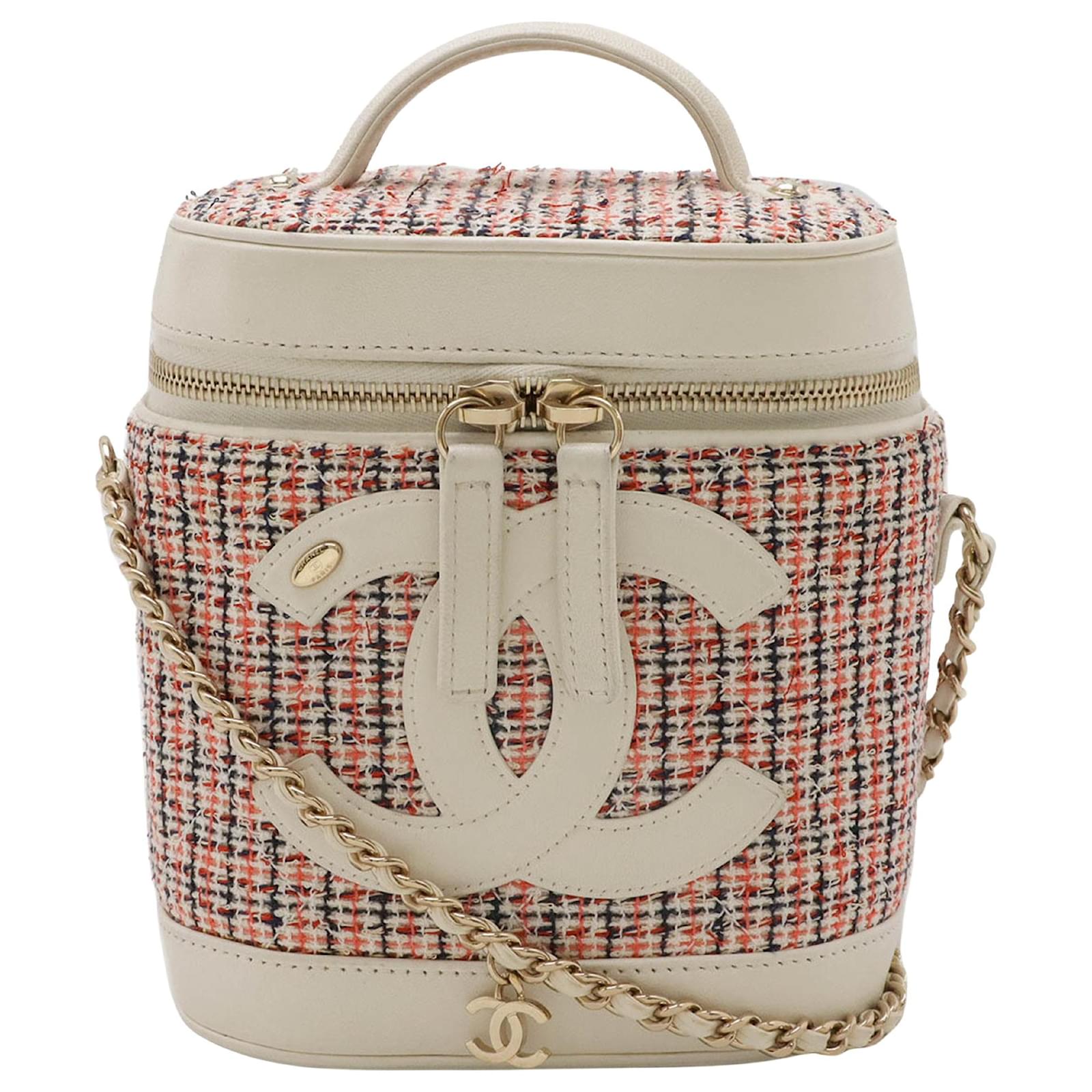 Chanel Vanity Pink Tweed ref.1913277 - Joli Closet