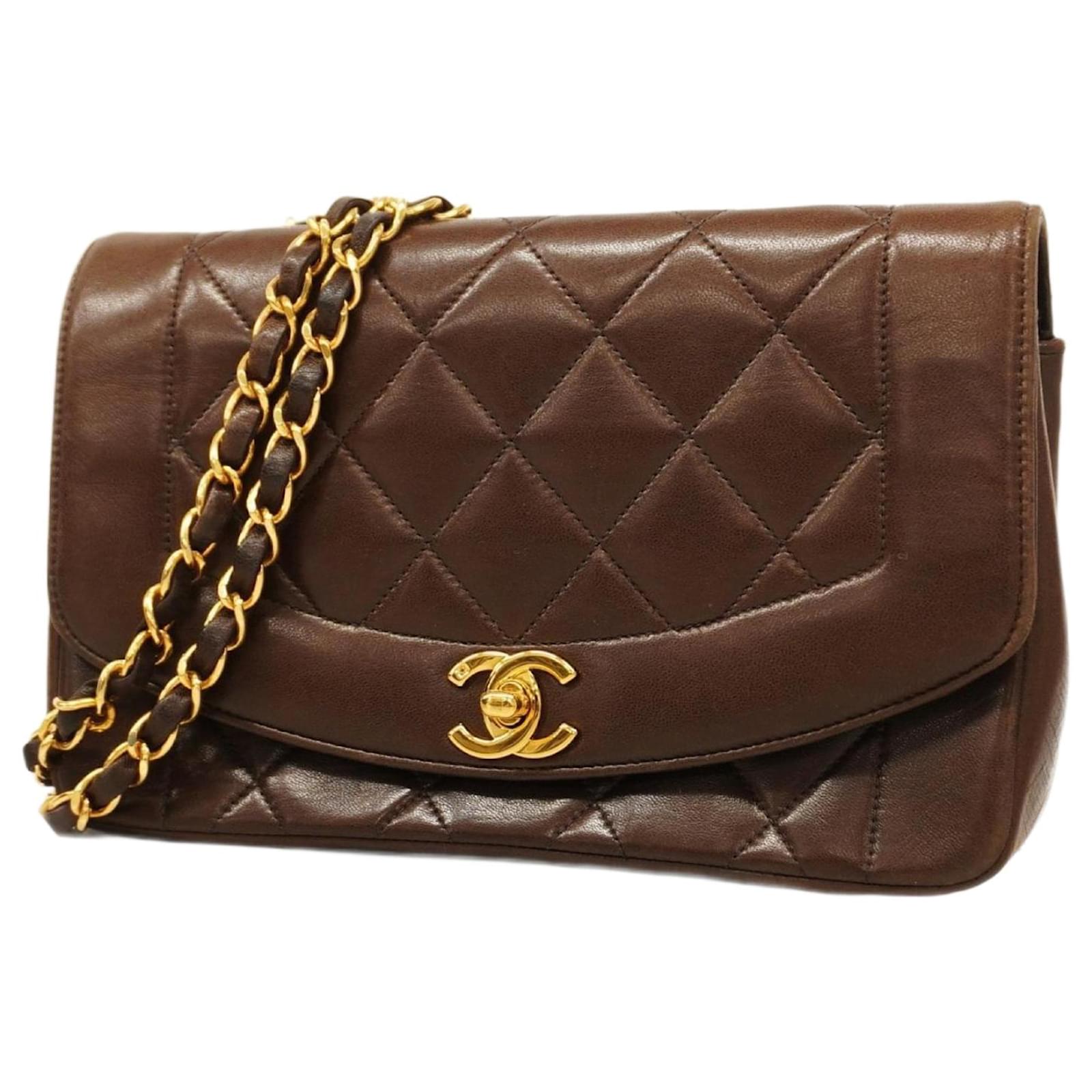 Chanel Diana Brown Leather ref.1913576 - Joli Closet