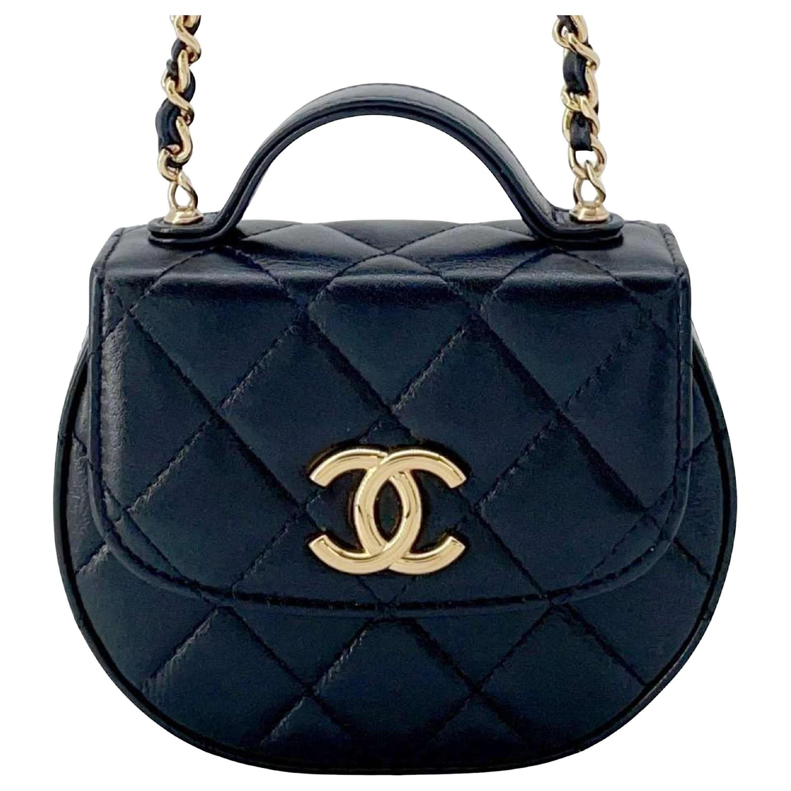 Chanel Coco Handle Black Leather ref.1914028 - Joli Closet