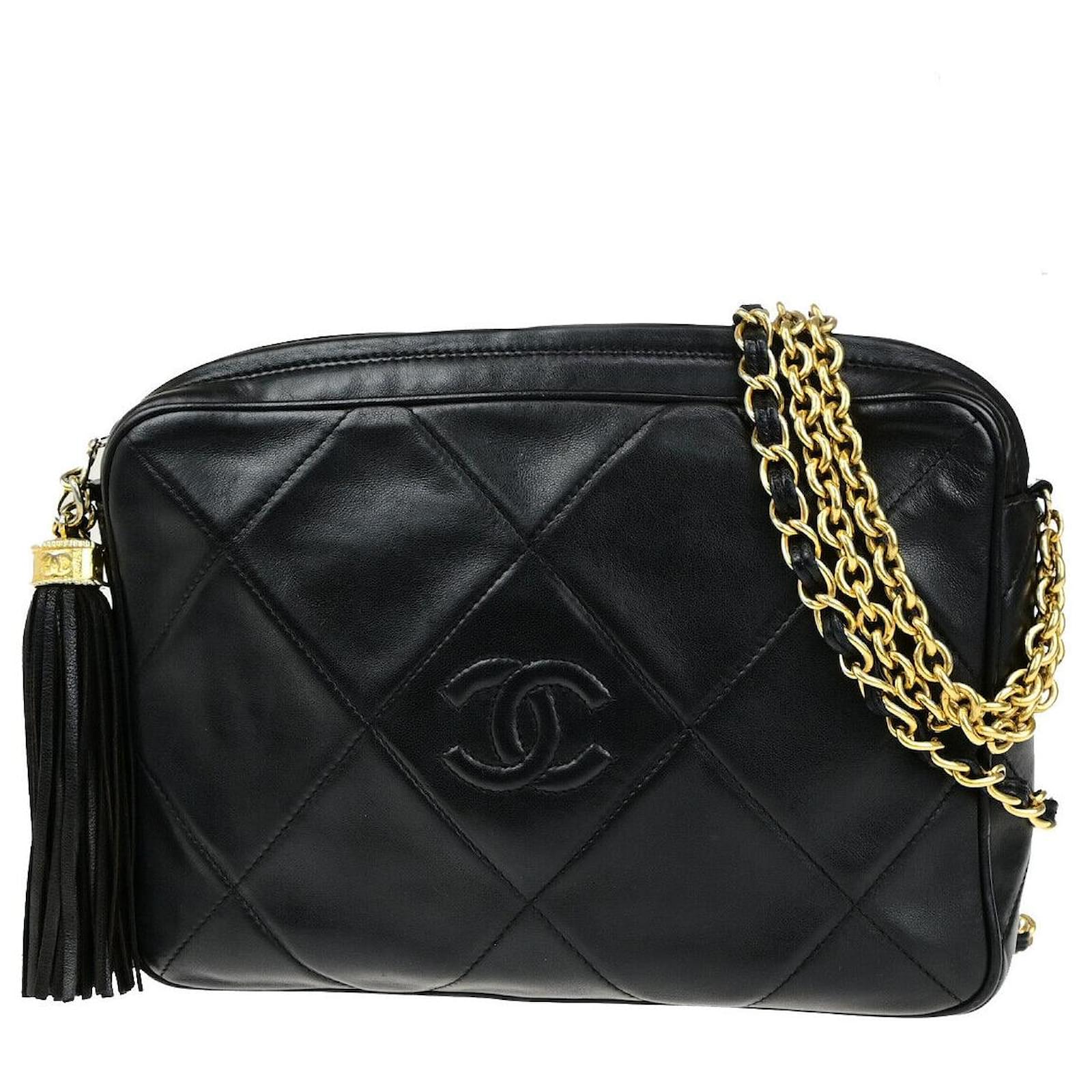 Chanel Camera Black Leather ref.1917174 - Joli Closet