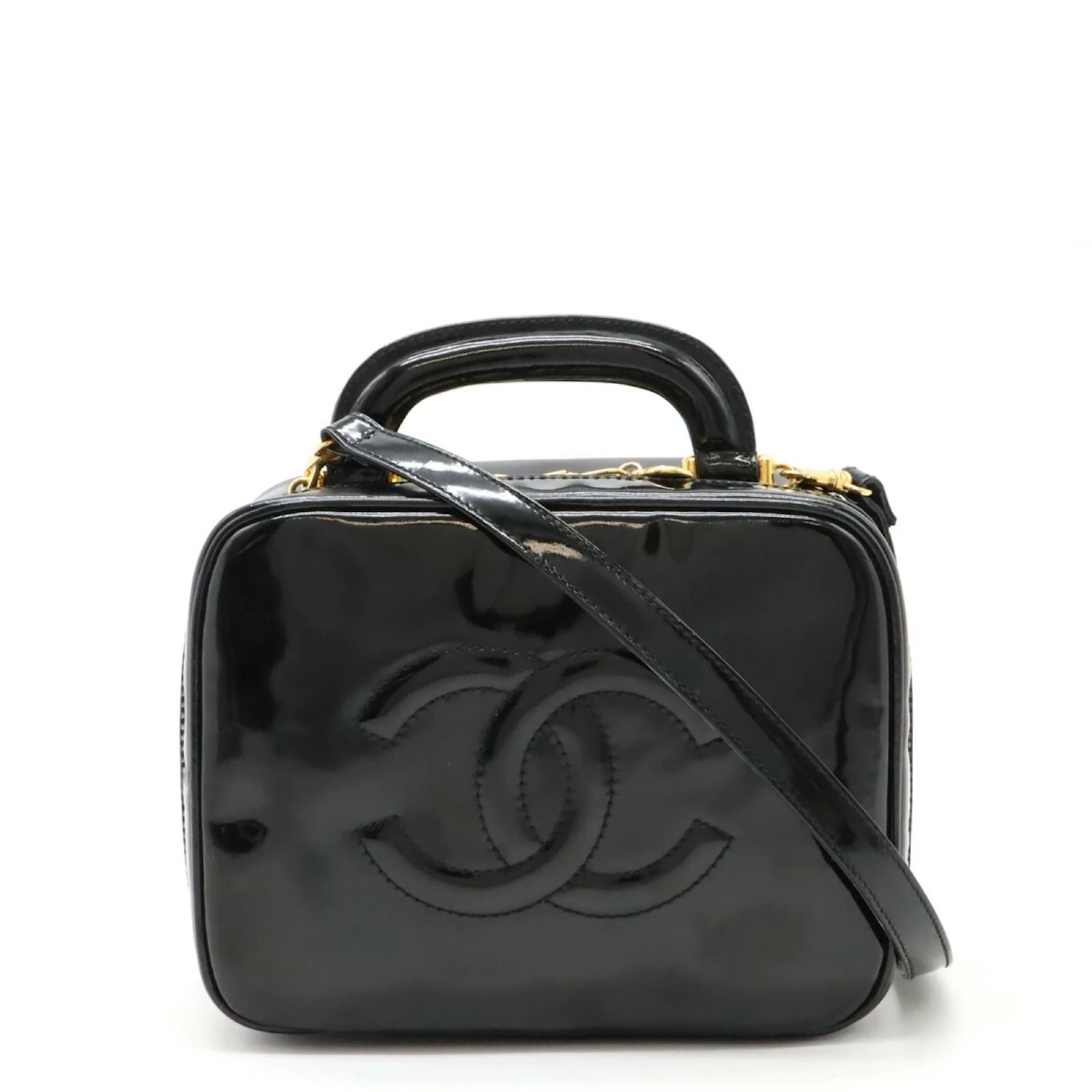 Chanel Coco Mark Vanity Bag Black Leather ref.1917648 - Joli Closet