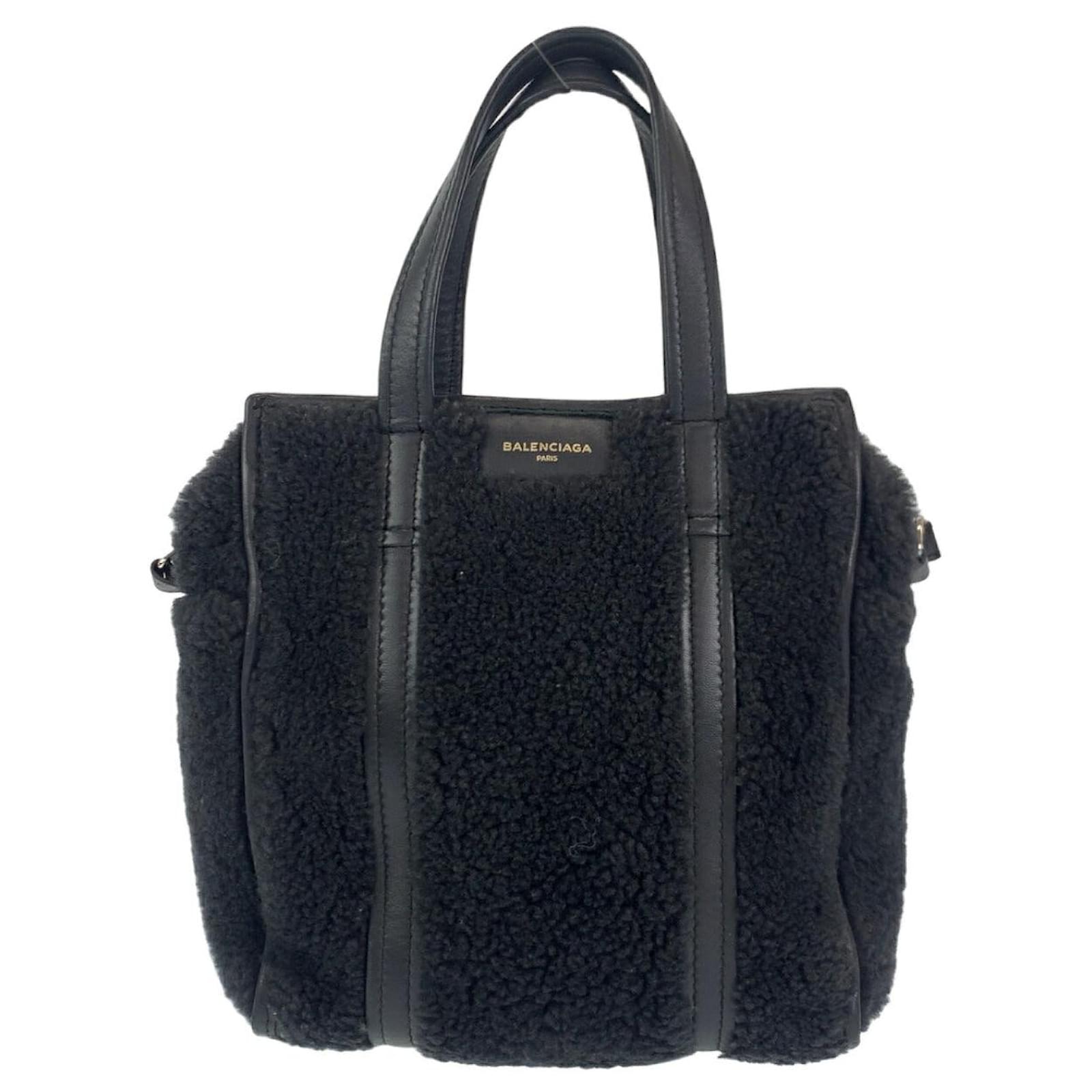 Balenciaga Bazaar Shopper Leather Tote Bag Black ref.1920825 - Joli Closet
