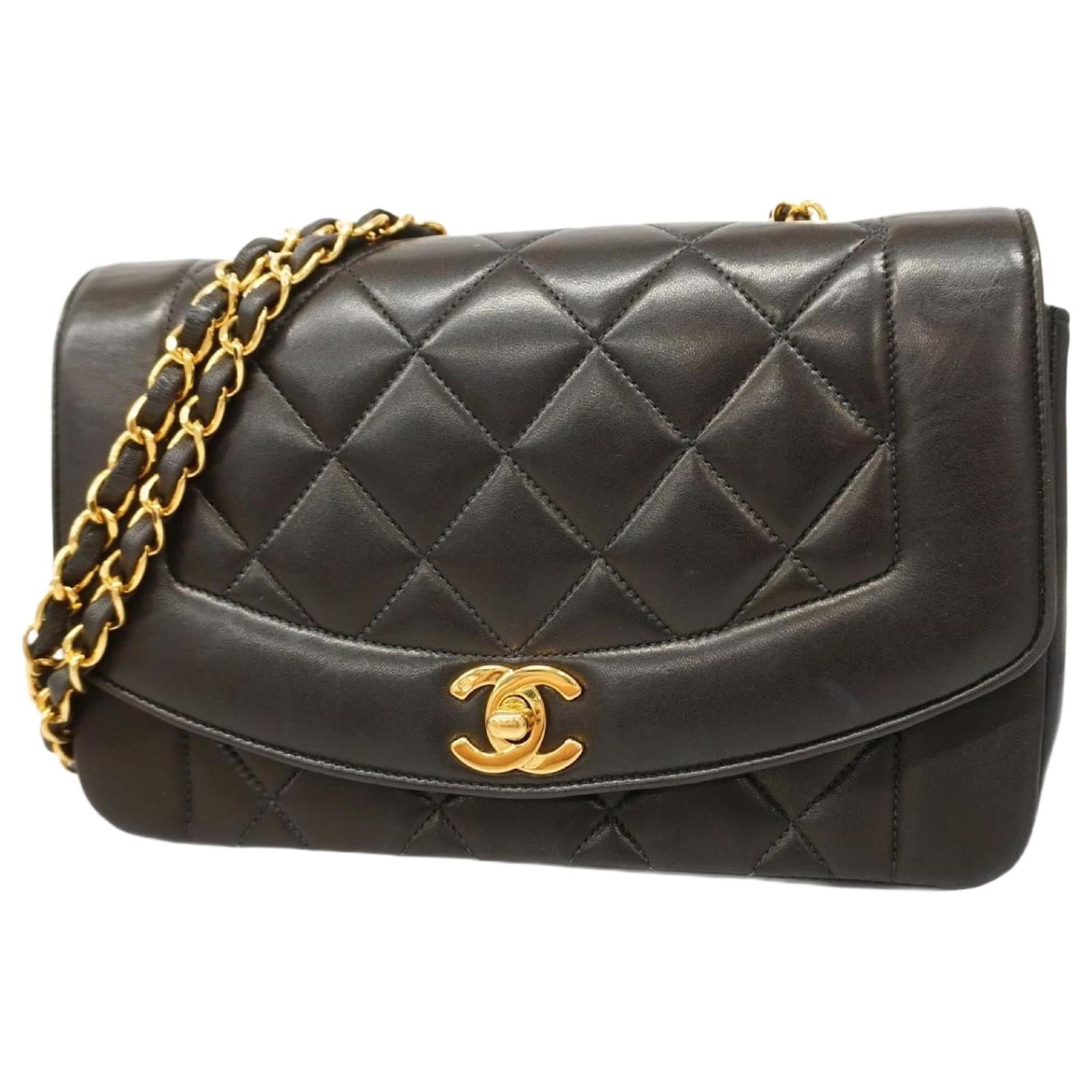 Chanel Diana Black Leather ref.1922947 - Joli Closet