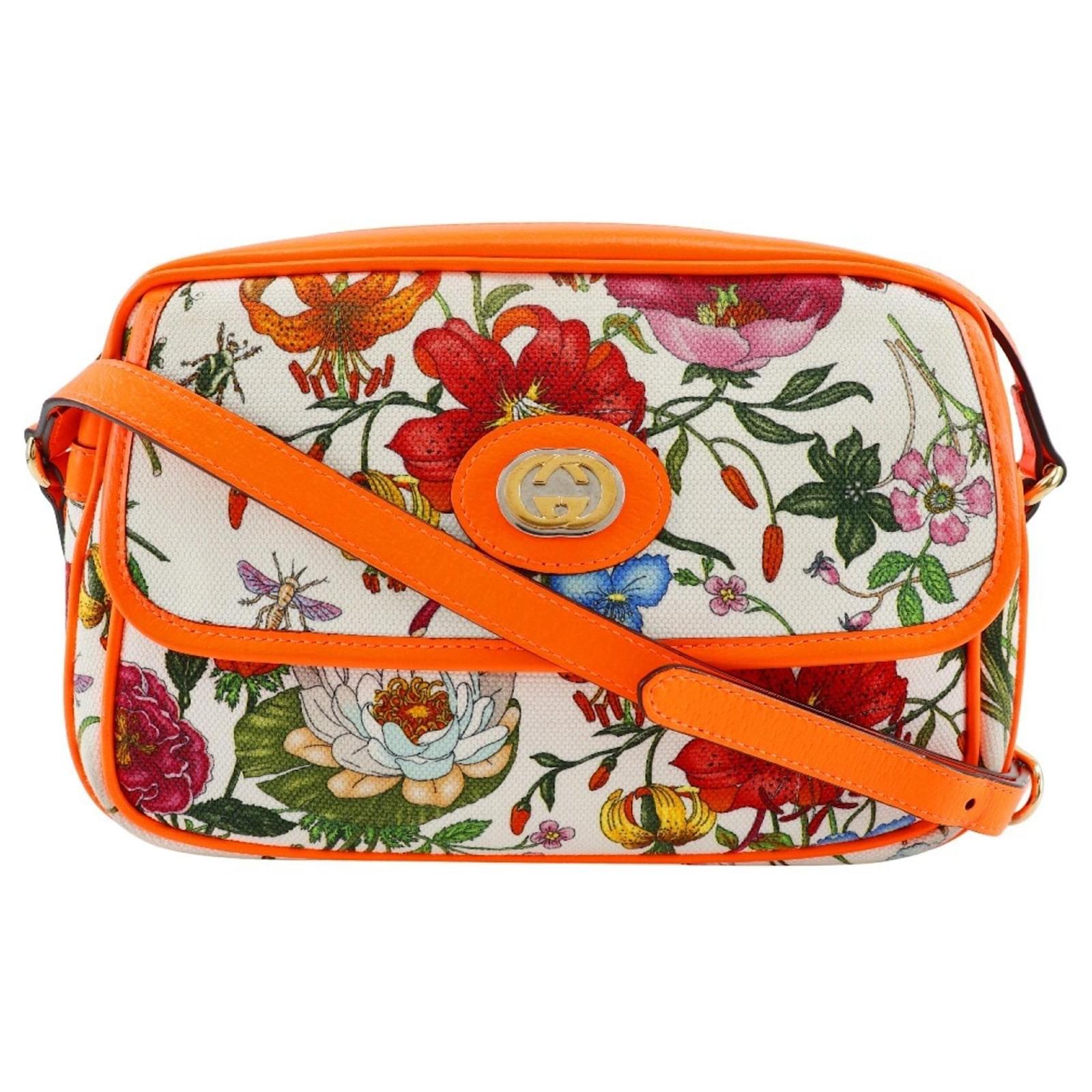 Gucci GG flora Orange Cloth ref.1926136 - Joli Closet